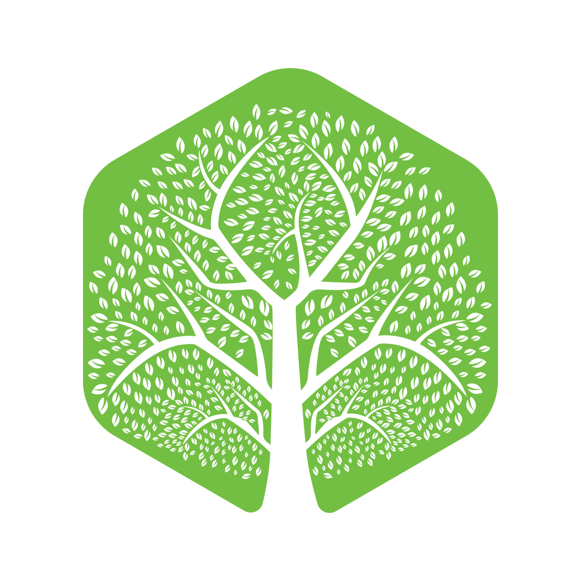 Heavy Green Tree Vector Template Design. Tree Vector Design. 11514976 ...