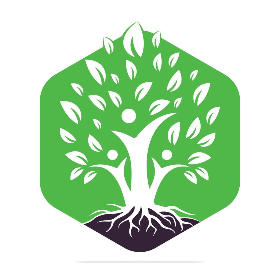 Family Tree And Roots Logo Design. Family Tree Symbol Icon Logo Design ...