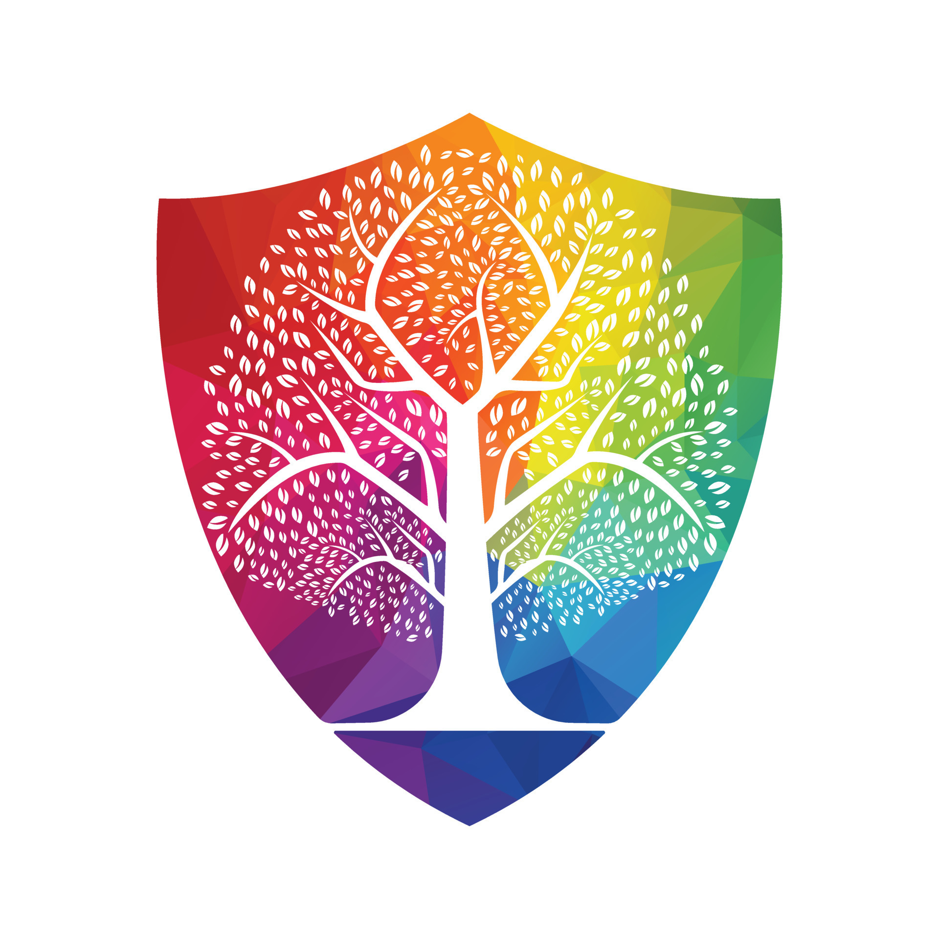 Heavy Green Tree Vector Template Design. Tree Vector Design. 11516366 ...