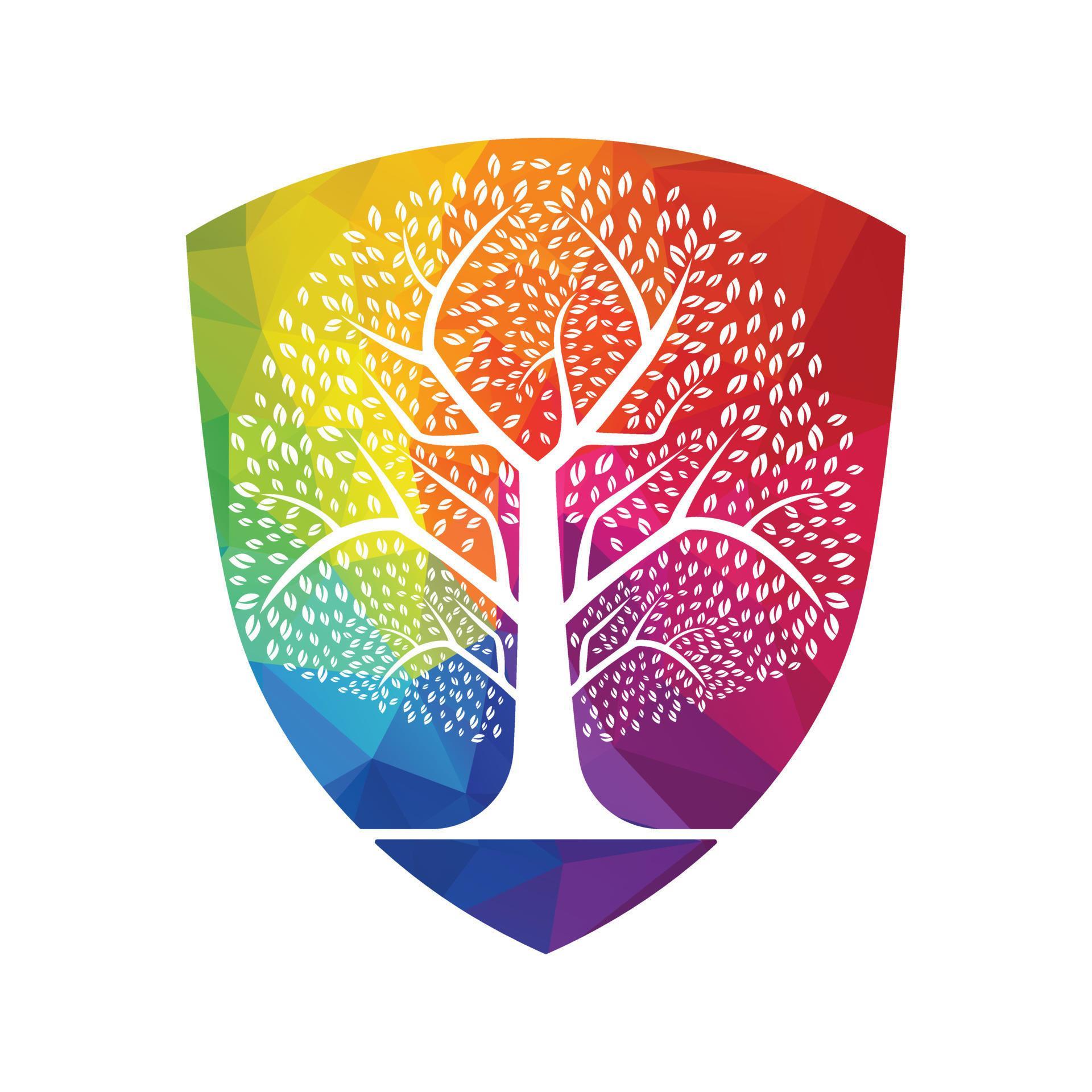 Heavy Green Tree Vector Template Design. Tree Vector Design. 11516497 ...