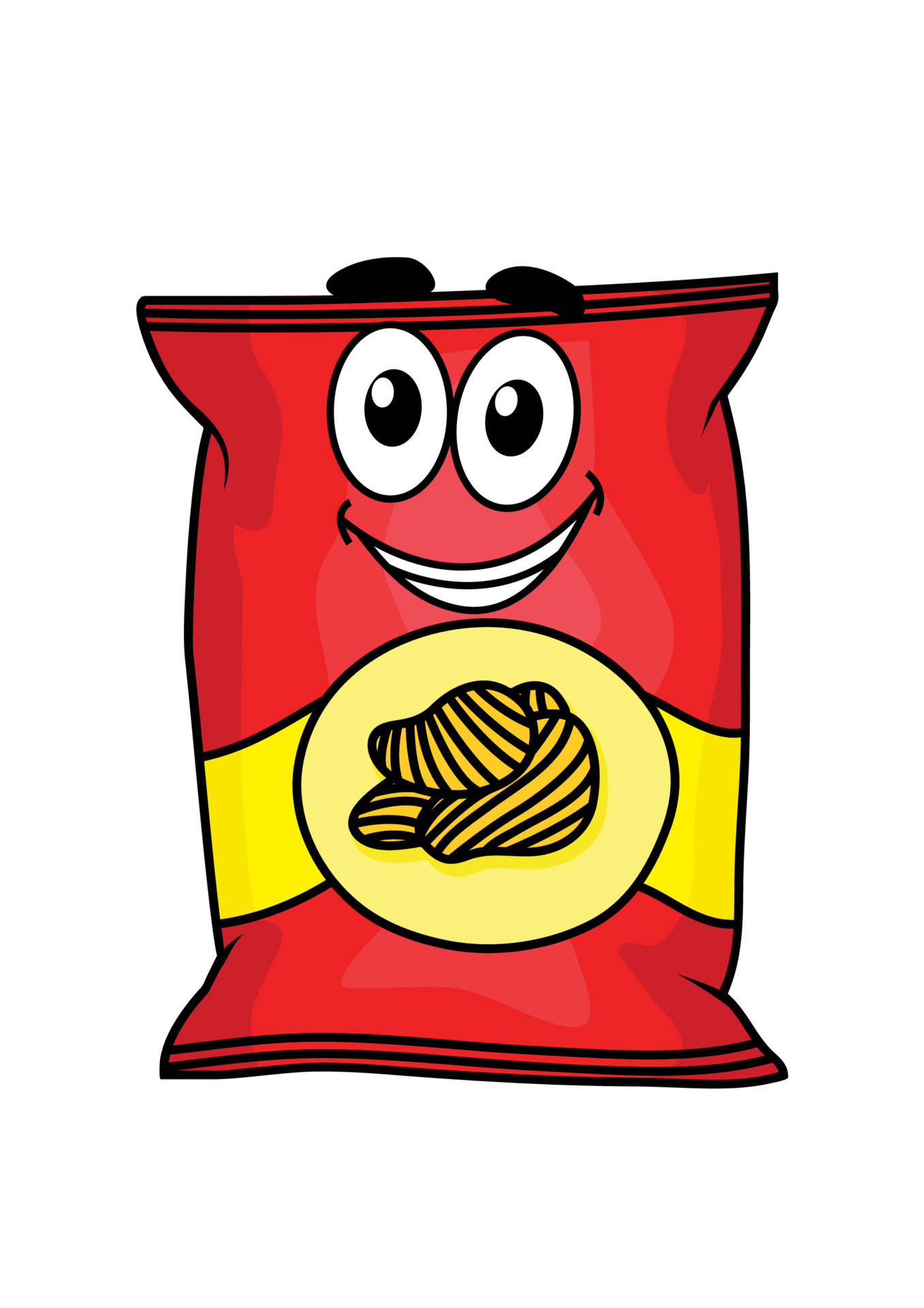 Cartoon potato chips character 11521361 Vector Art at Vecteezy Cartoon potato chips character 11521361 Vector Art at Vecteezy