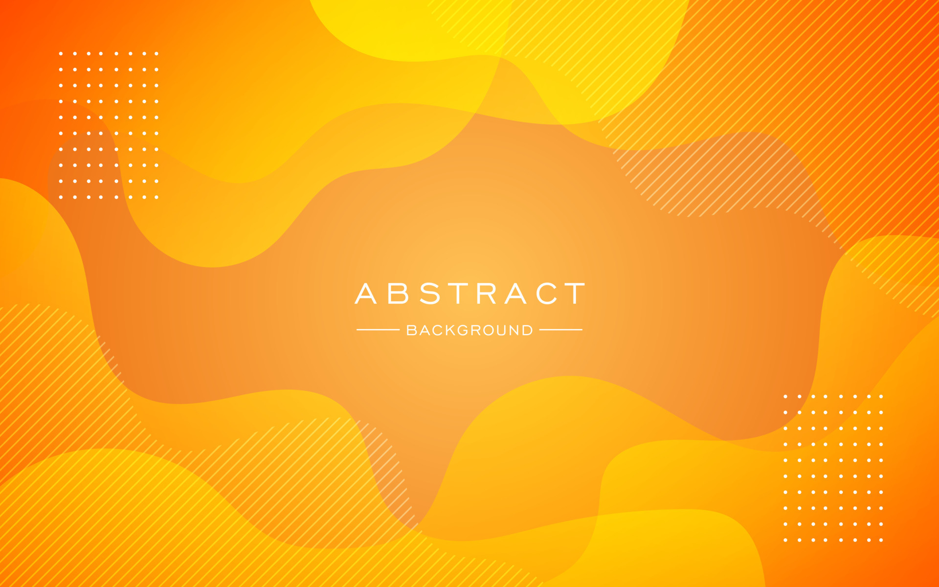 Minimal Orange Abstract Geometric Fluid Dynamic Shape Composition Wavy Background Eps10 Vector
