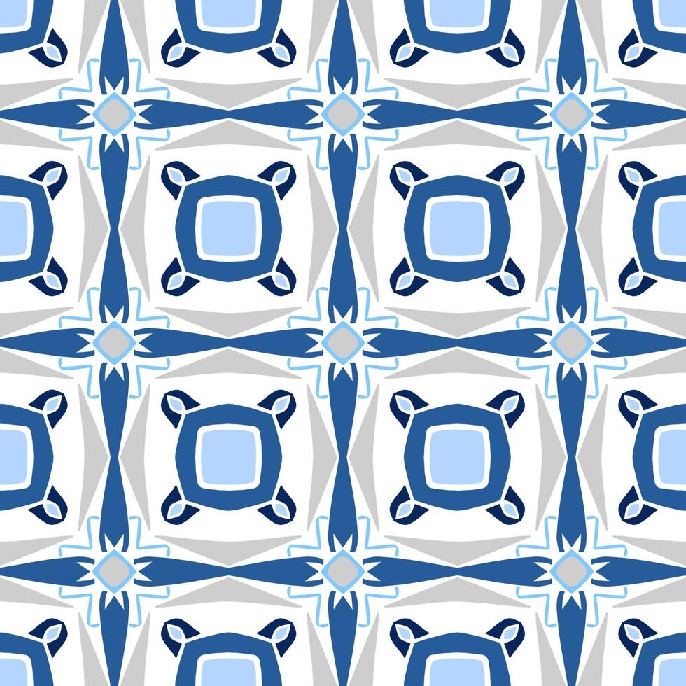 Blue tone chevron zigzag pattern design with aztec style. Seamless ... Blue tone chevron zigzag pattern design with aztec style. Seamless ...
