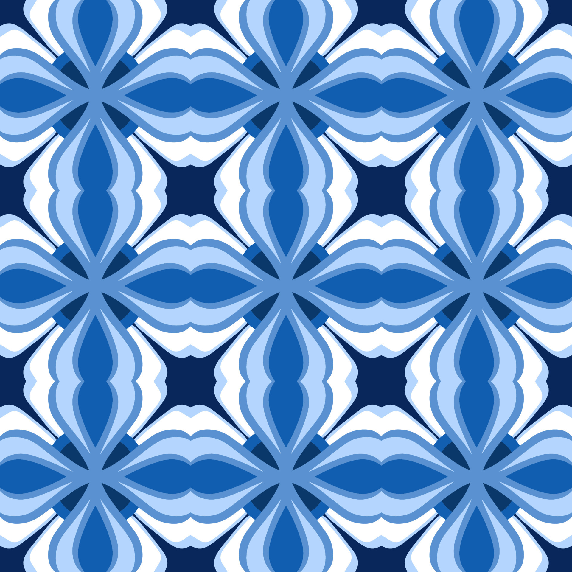 Blue Tone Chevron Zigzag Pattern Design With Aztec Style Seamless Chevron Pattern Vector