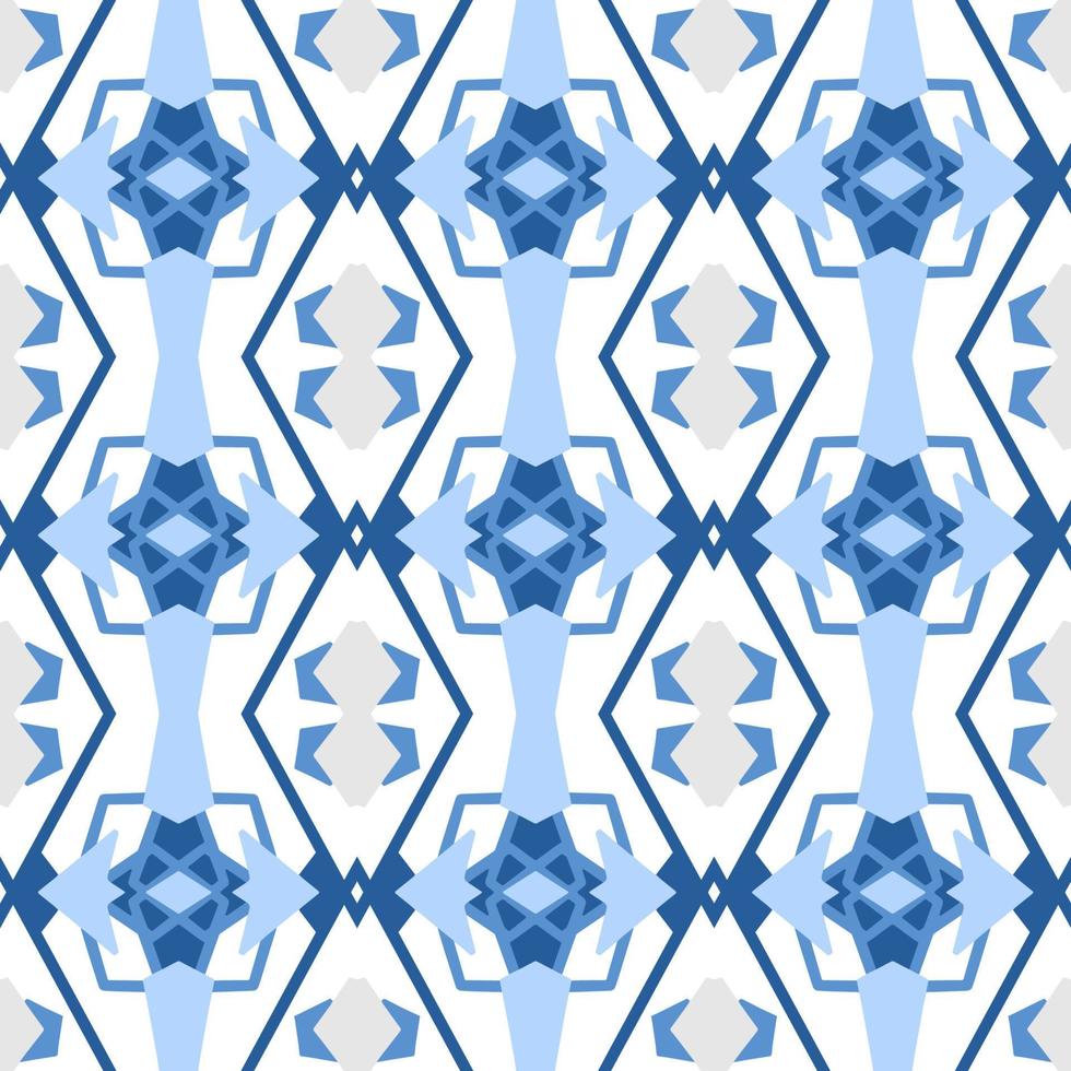 Blue tone chevron zigzag pattern design with aztec style. Seamless ... Blue tone chevron zigzag pattern design with aztec style. Seamless ...
