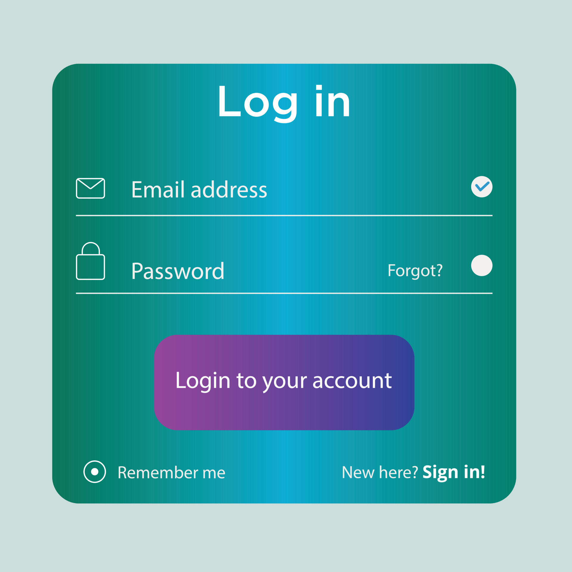 login page, vector illustration on transparent background.eps 11537339 ...