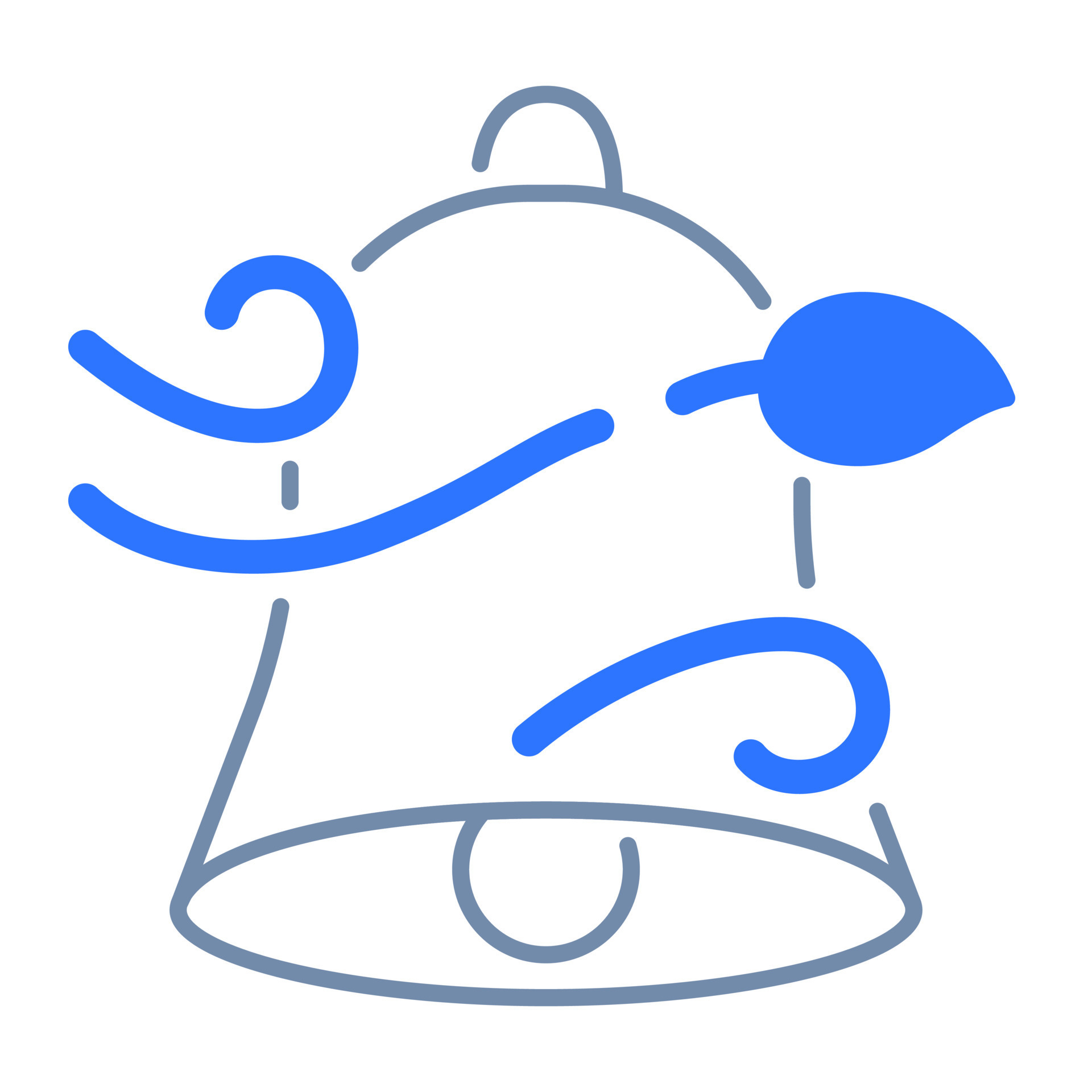 Notification Empty State Single Isolated Icon With Outline Style