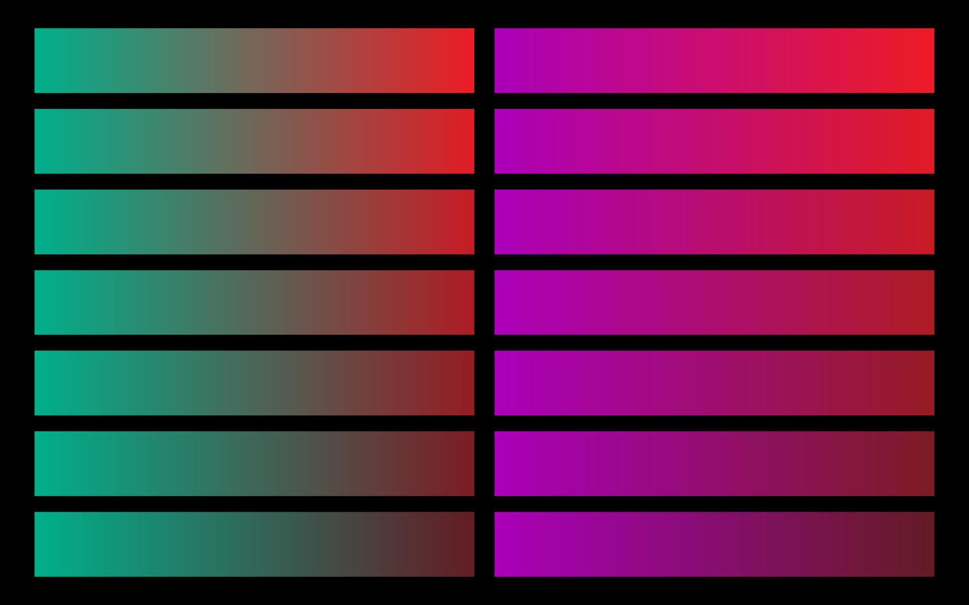 Modern color pallete. Popular Colors. Color Chart. Vector Eps 10 ...
