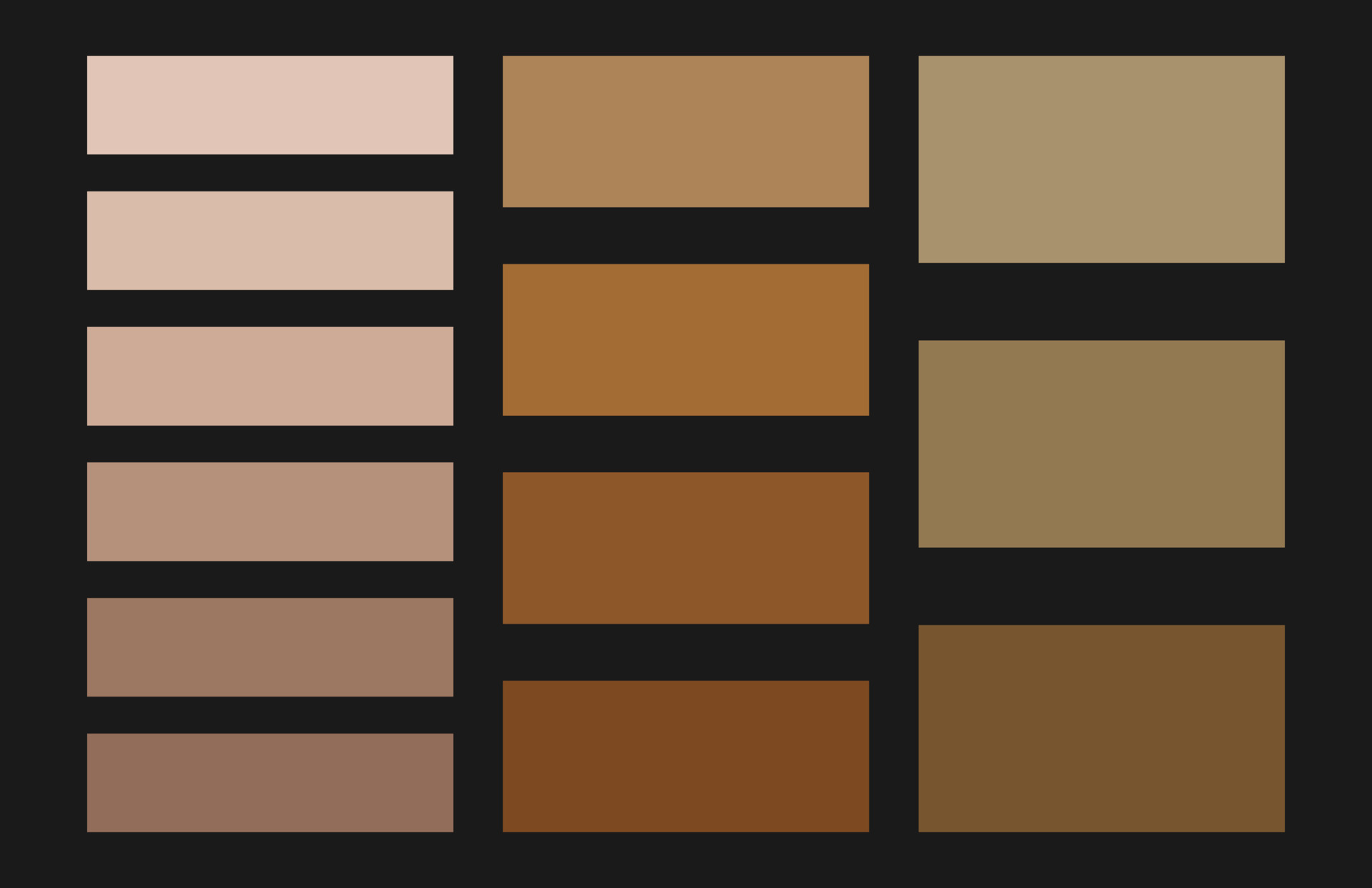 Modern color pallete. Popular Colors. Color Chart. Vector Eps 10 ...