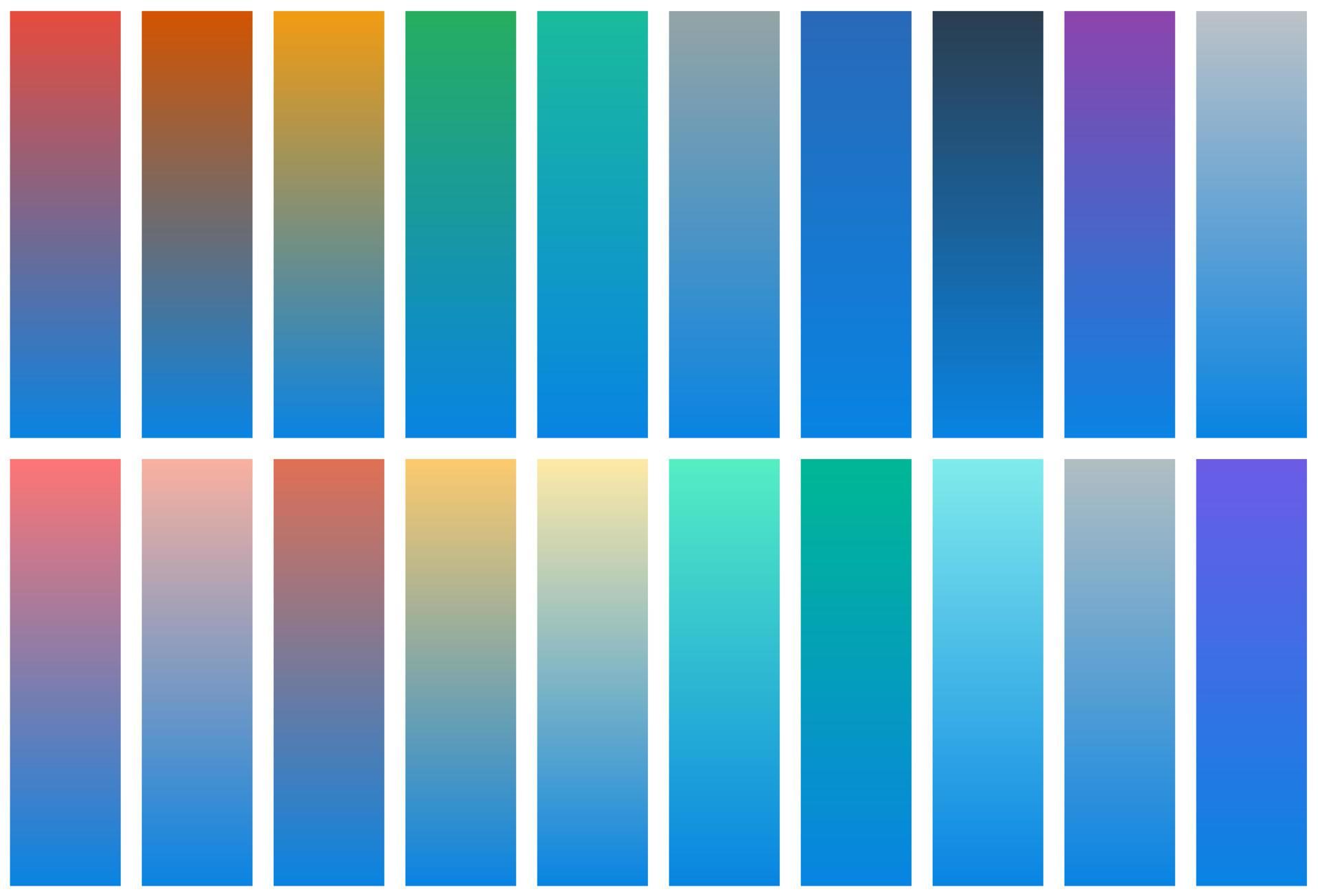 Modern color pallete. Popular Colors. Color Chart. Vector Eps 10 ...