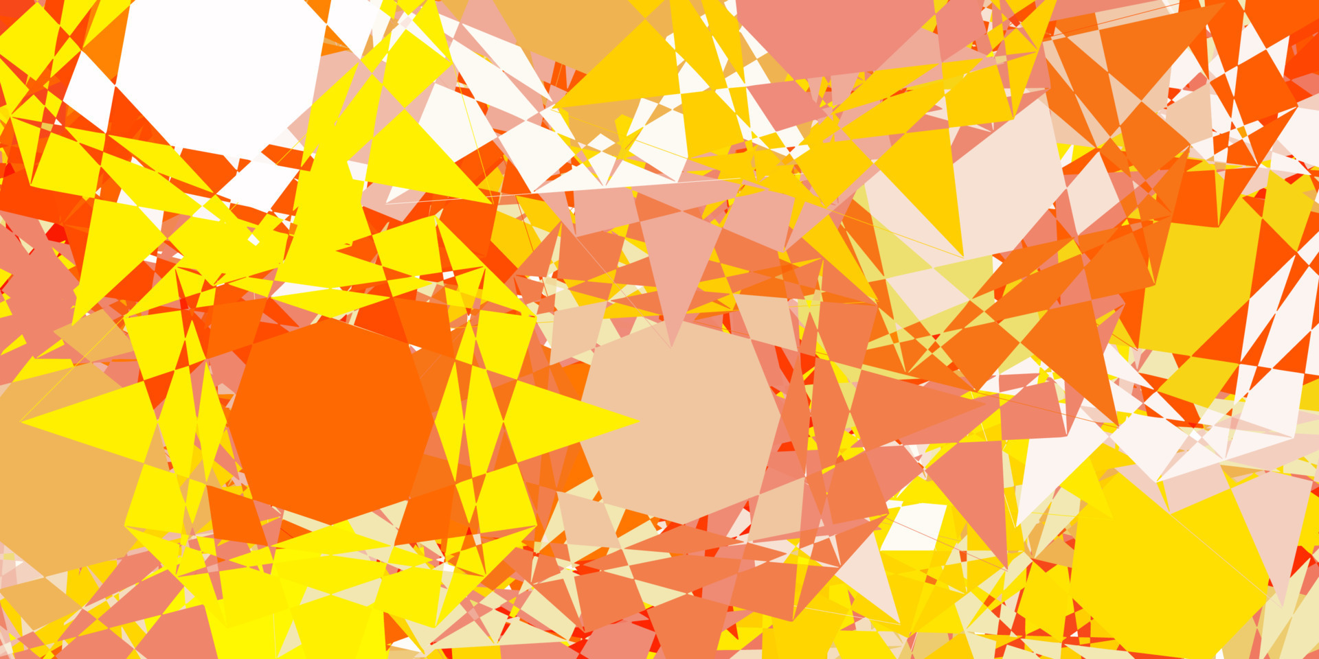 Light Orange Vector Background With Polygonal Forms 11539729 Vector