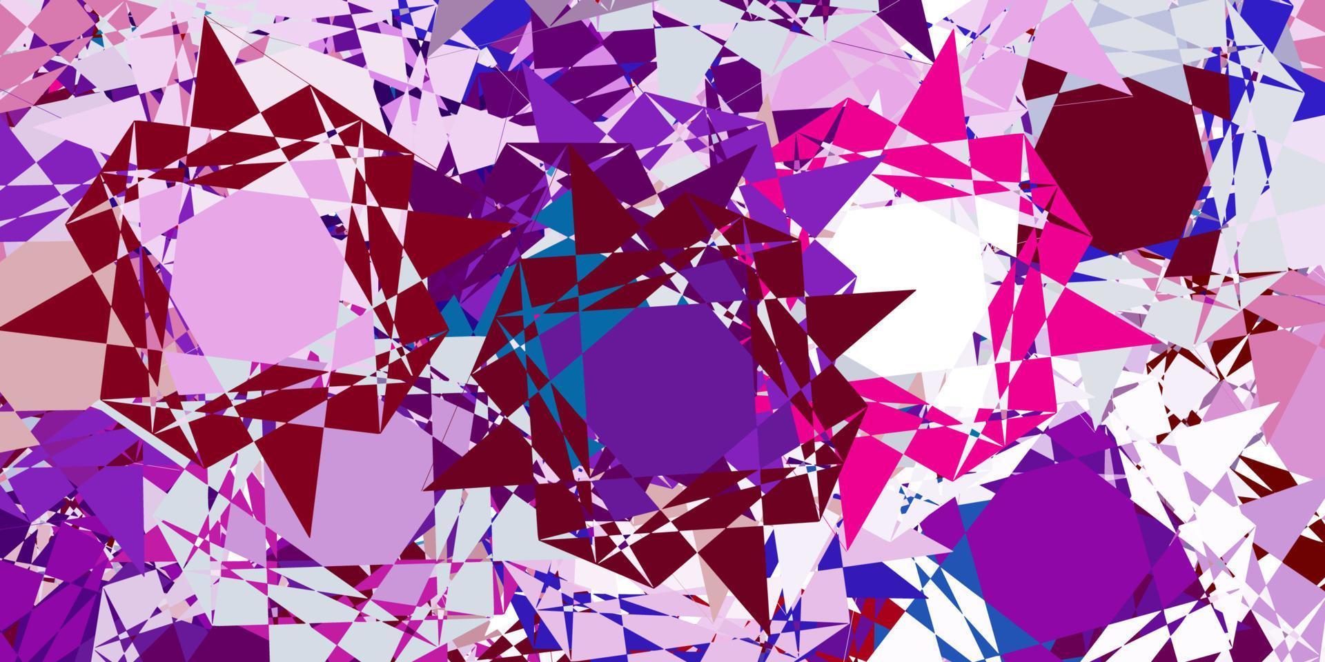 Light Pink Green Vector Pattern With Polygonal Shapes 11540470 Vector