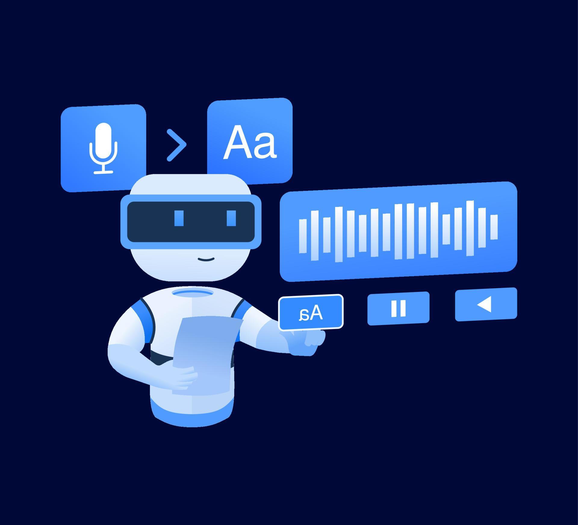 Voice and Speech Recognition Vector Illustration Artificial Intelligence Language Processing by ...