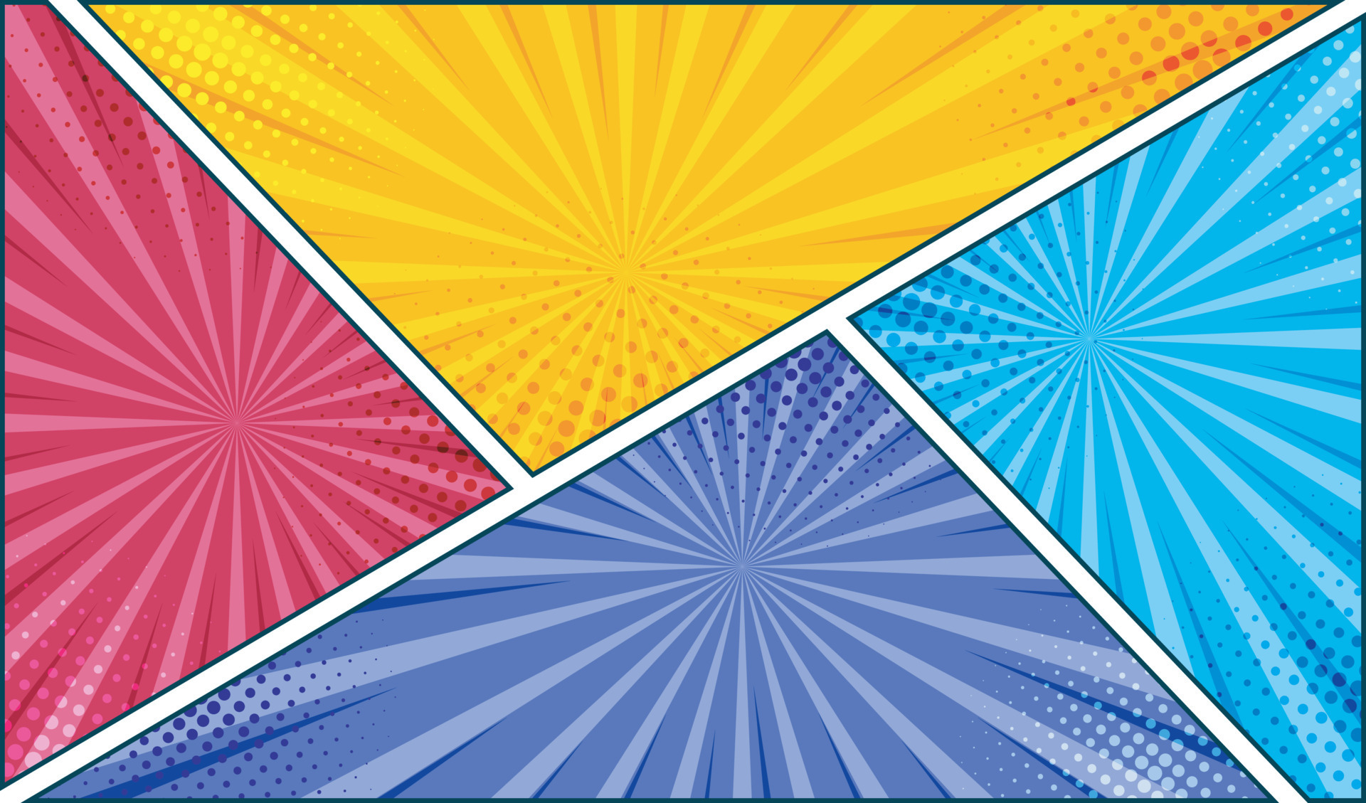 Flat comic style background 11542903 Vector Art at Vecteezy