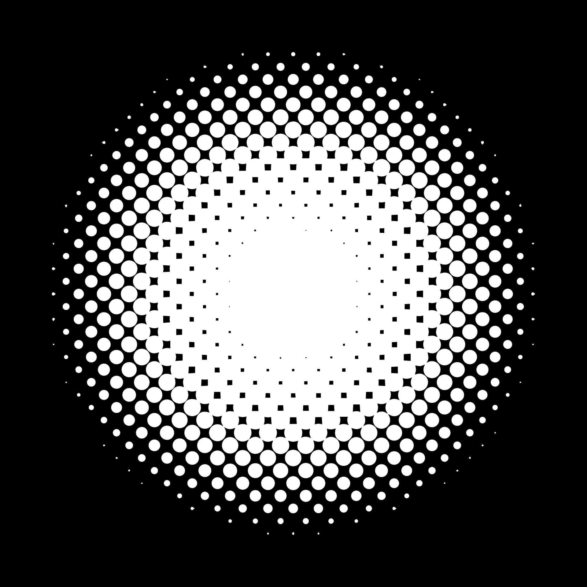 Circle halftone element. Polka dots fade circle dots gradient background. Dotted Gradient ...