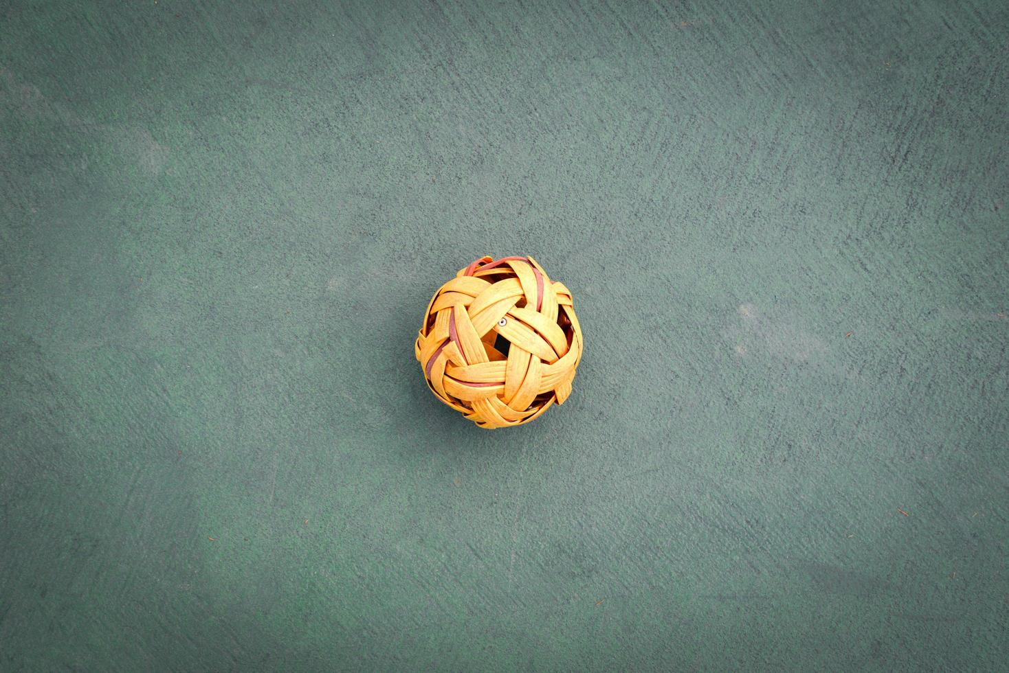 Sepak Takraw Ball Or Rattan Ball On Field Of Sepak Takraw Court On Sport Outdoors 11558786 Stock