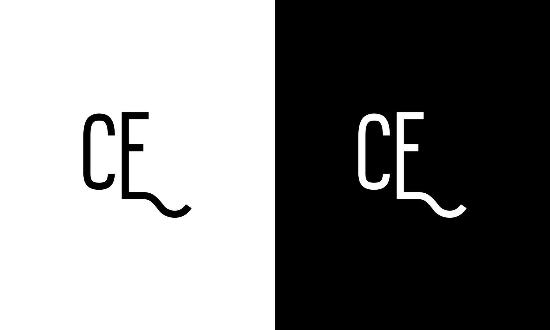 Letter CE vector logo free template Free Vector 11560600 Vector Art at Vecteezy