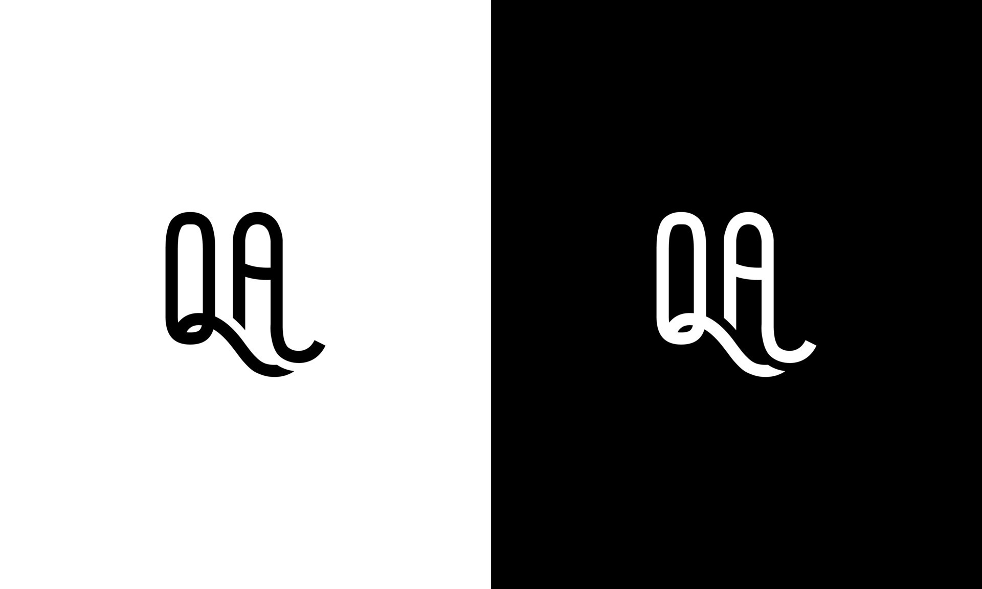 Letter Qa Vector Logo Free Template Free Vector 11560631 Vector Art At
