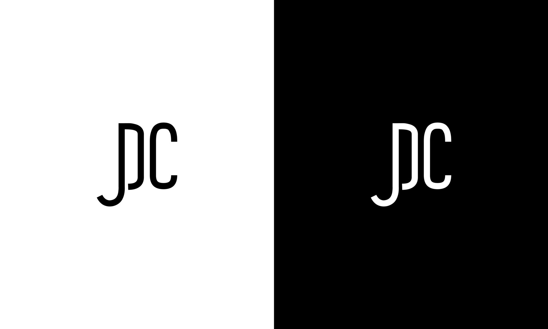 diseño de logotipo jdc. diseño del logotipo de la letra jdc. diseño de icono de logotipo jdc en ...
