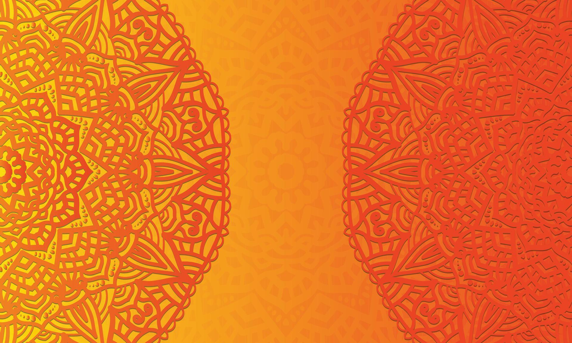 Abstract colorful Mandala design background. 11561073 Vector Art at ...