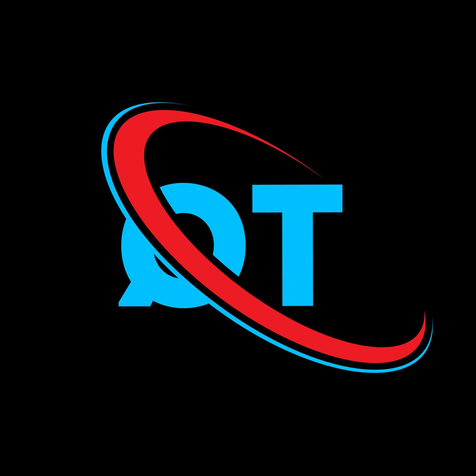 QT logo. QT design. Blue and red QT letter. QT letter logo design ... QT logo. QT design. Blue and red QT letter. QT letter logo design ...