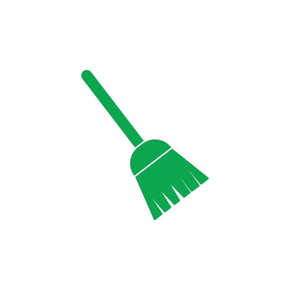 eps10 green vector abstract broom cleaning dust solid icon isolated on ... eps10 green vector abstract broom cleaning dust solid icon isolated on ...