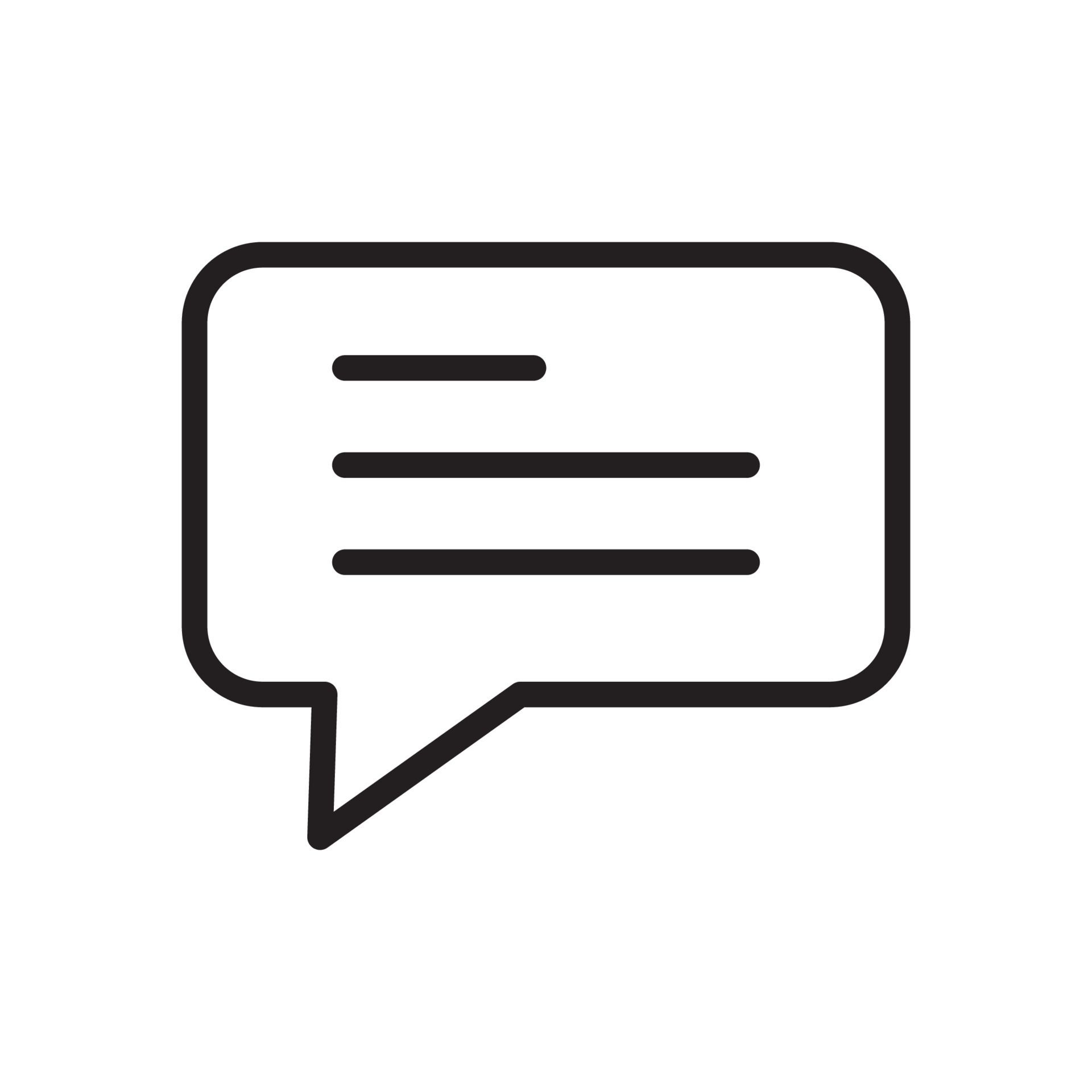 bubble speech icon in trendy flat style 11564929 Vector Art at Vecteezy