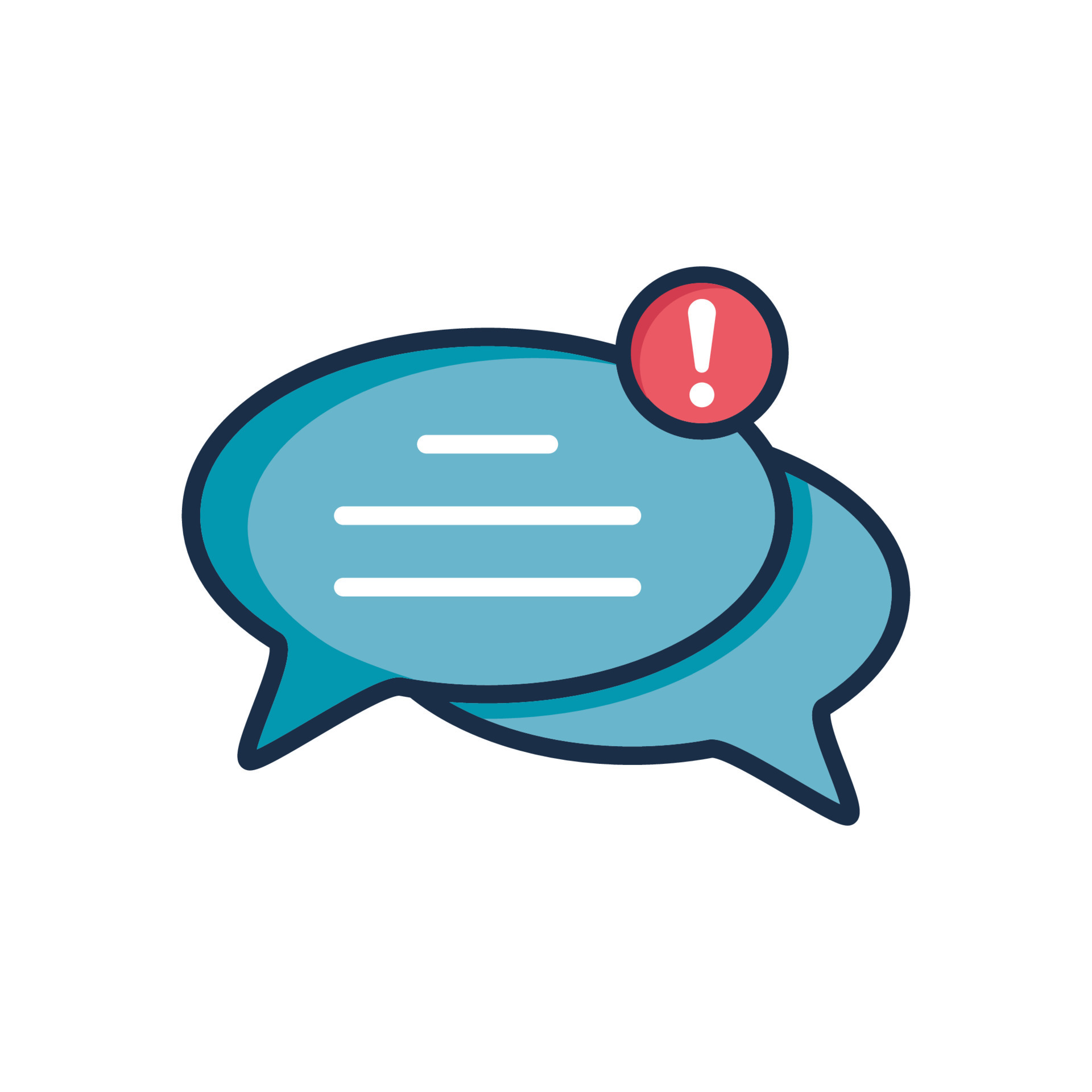 Colorful Bubble Speech Icon In Trendy Flat Style 11564944 Vector Art At