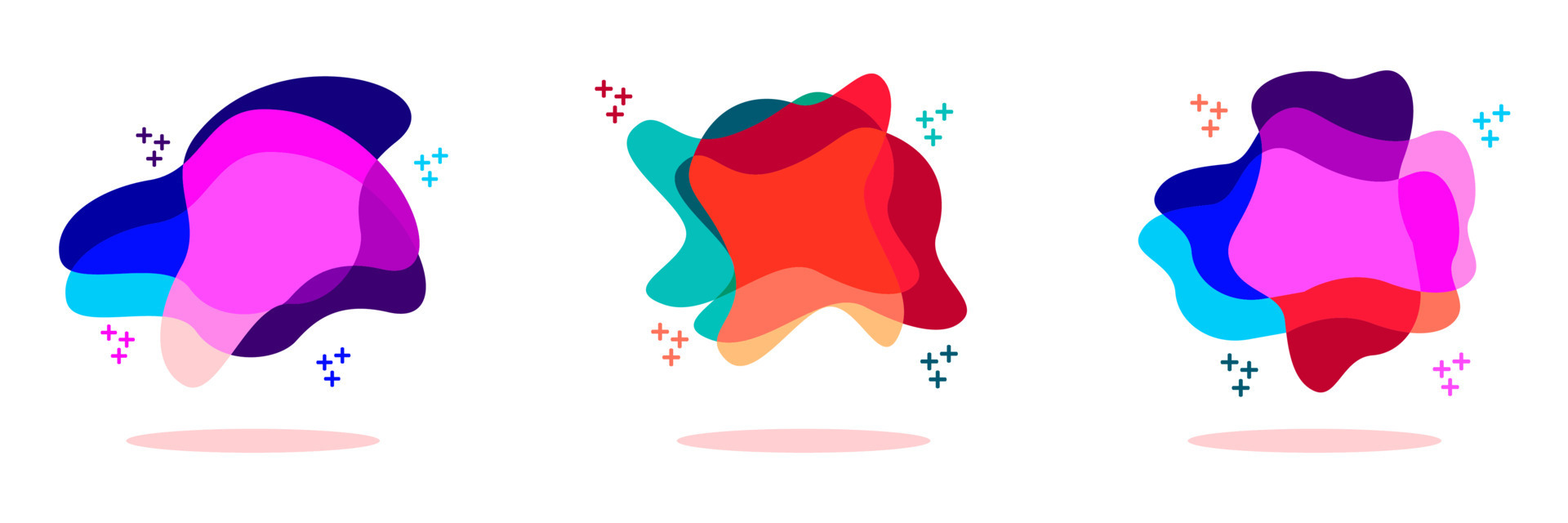 Set of abstract poster art vectors abstract background Minimalist ...