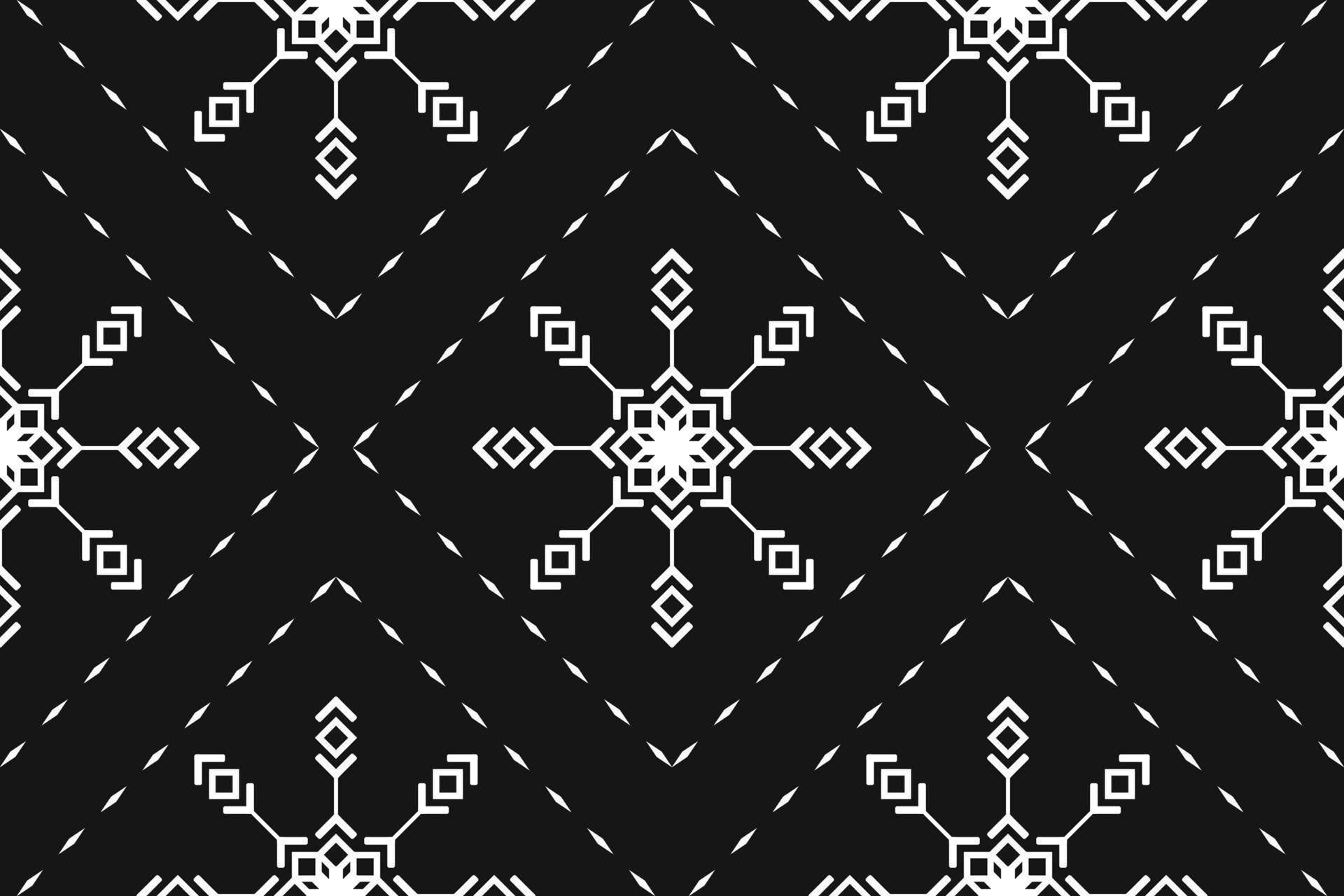 Abstract Mandala Flower Background Geometric Ethnic Seamless Pattern