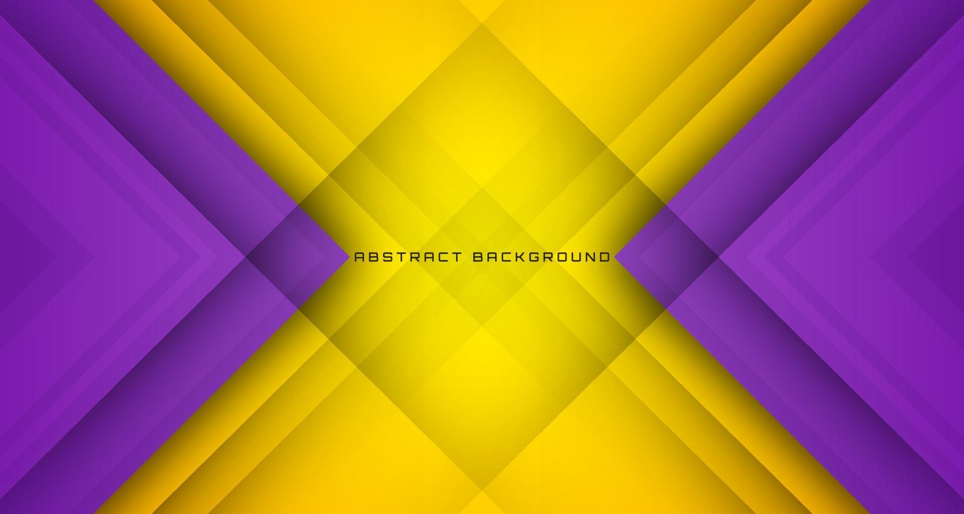 3d Yellow Purple Geometric Abstract Background Overlap Layer On Bright
