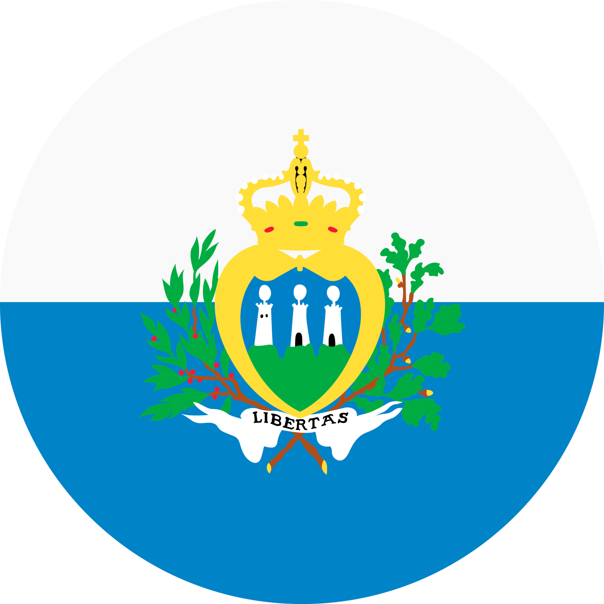 Circle Flag Of San Marino 11571260 Png