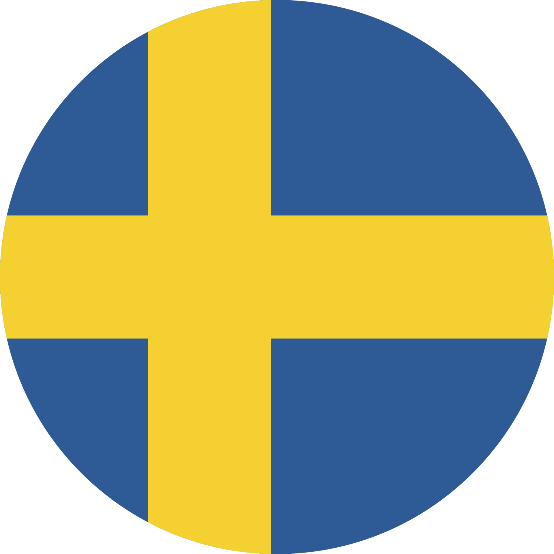 Circle Flag Of Sweden 11571470 Png