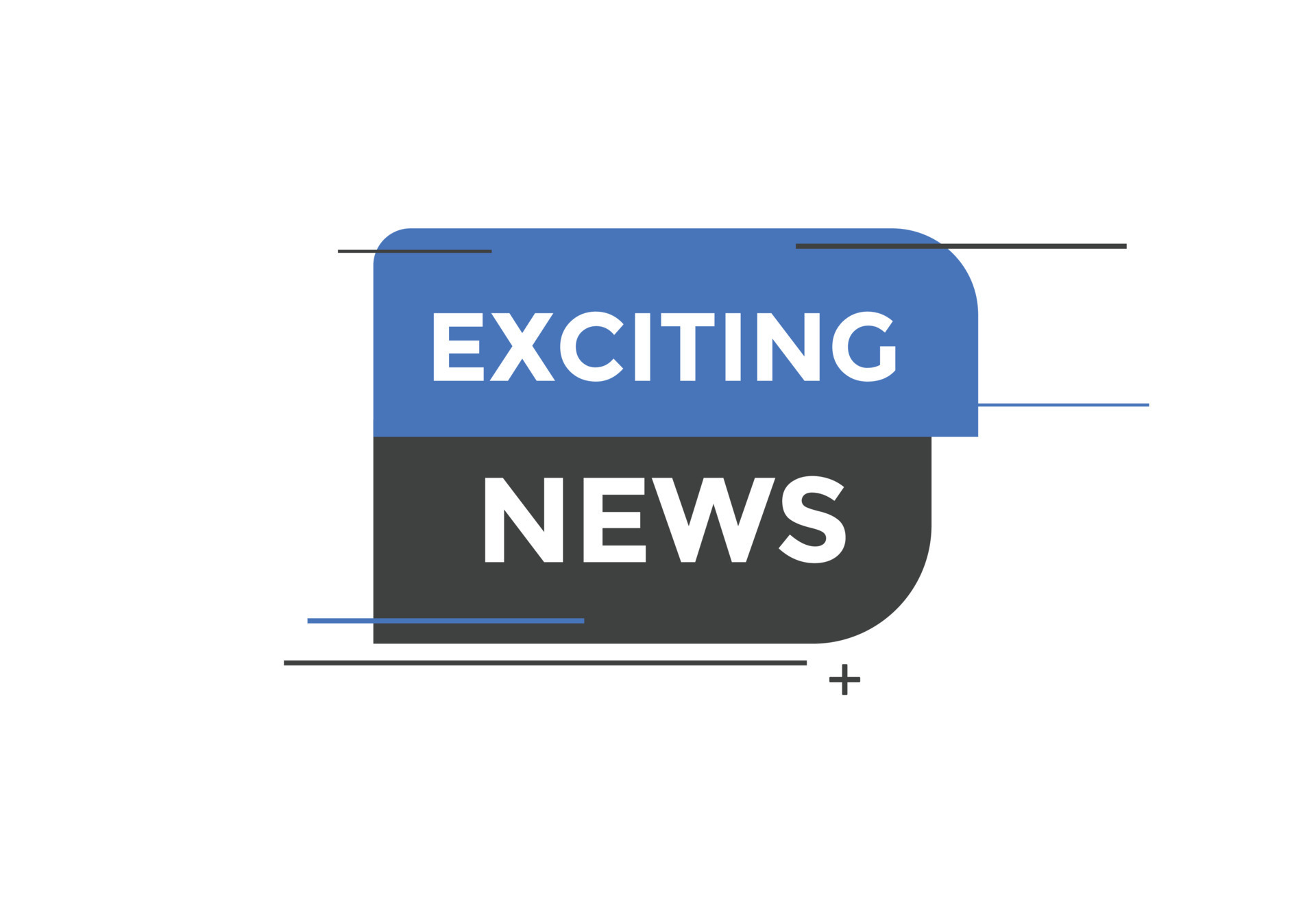 Exciting news button. Exciting news sign speech bubble. Web banner ... Exciting news button. Exciting news sign speech bubble. Web banner ...