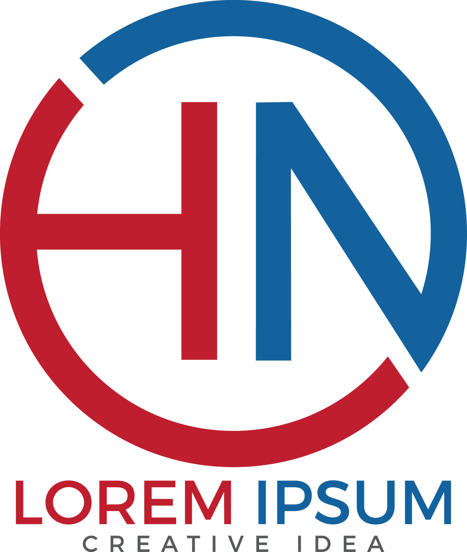 Creative letter H and N logo design template. 11577136 Vector Art at Vecteezy