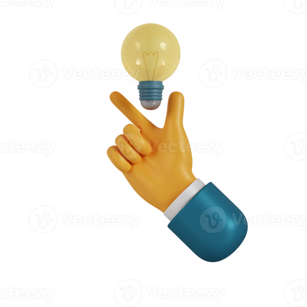3d Hand Hold Lamp 11577597 Png