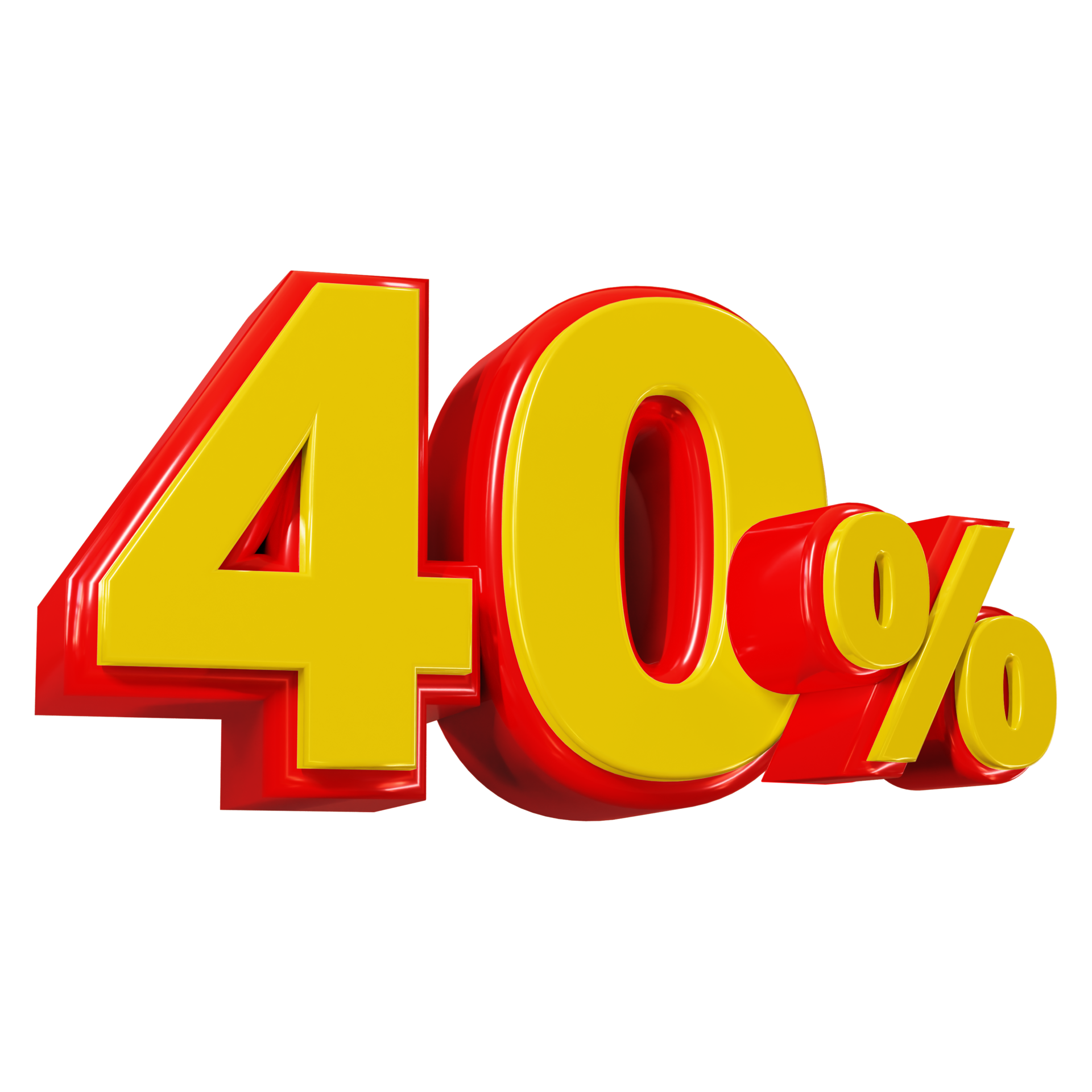 Render 3d de 40 por ciento de descuento para marketing y venta 11577747 PNG Render 3d de 40 por ciento de descuento para marketing y venta 11577747 PNG