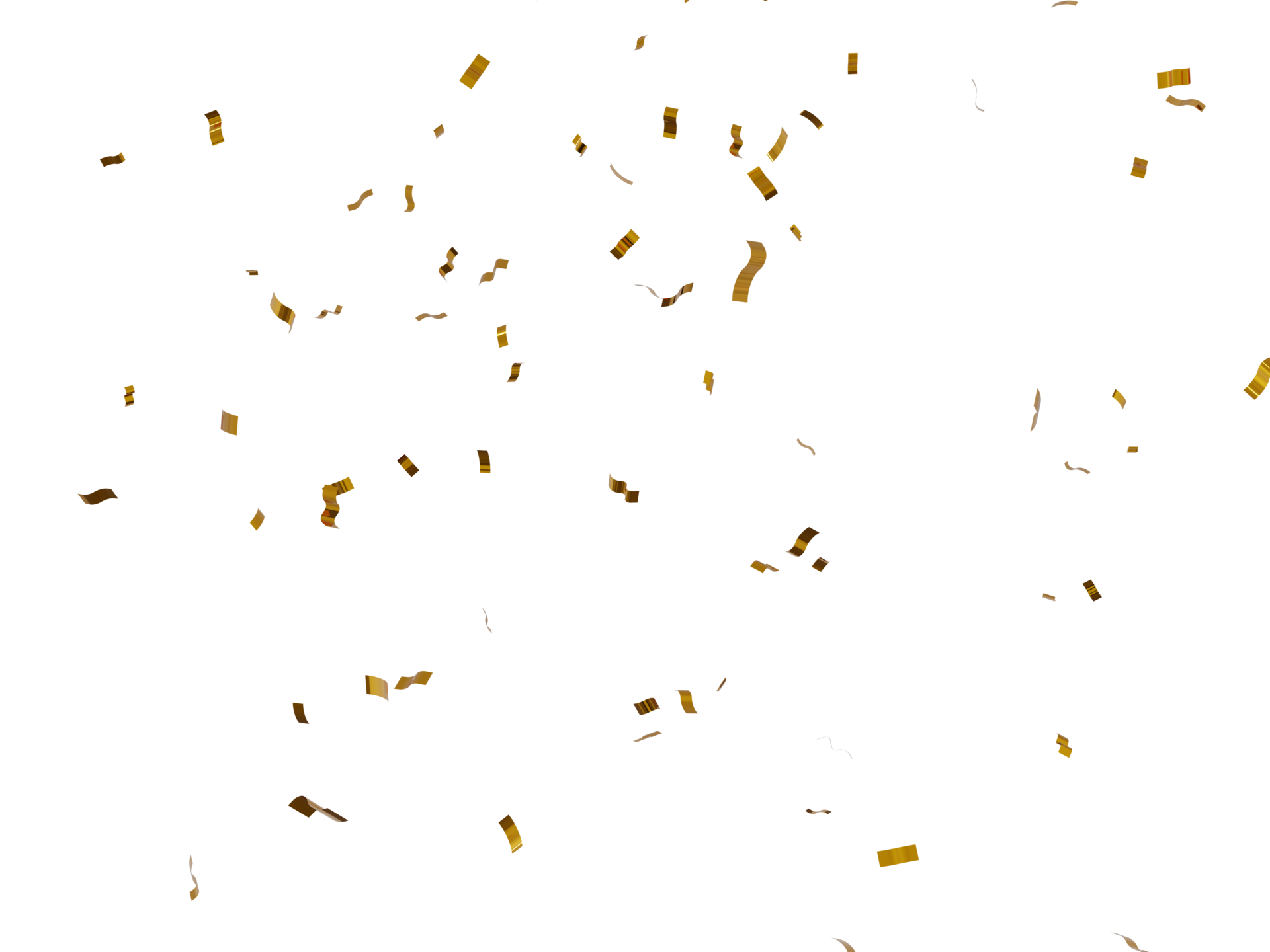 Confeti dorado renderizado en 3D 11577792 PNG Confeti dorado renderizado en 3D 11577792 PNG