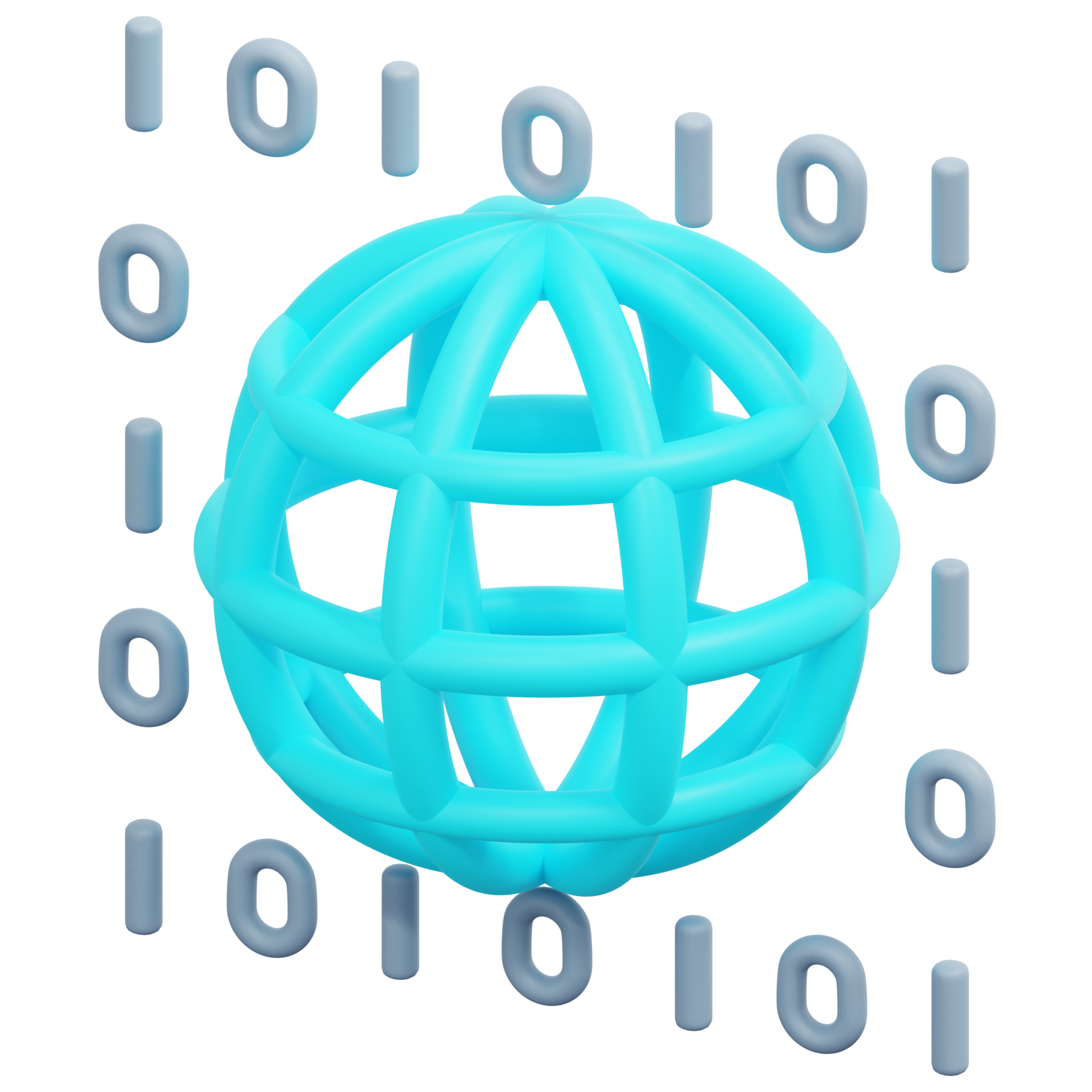 global data 3d render icon illustration 11578443 PNG
