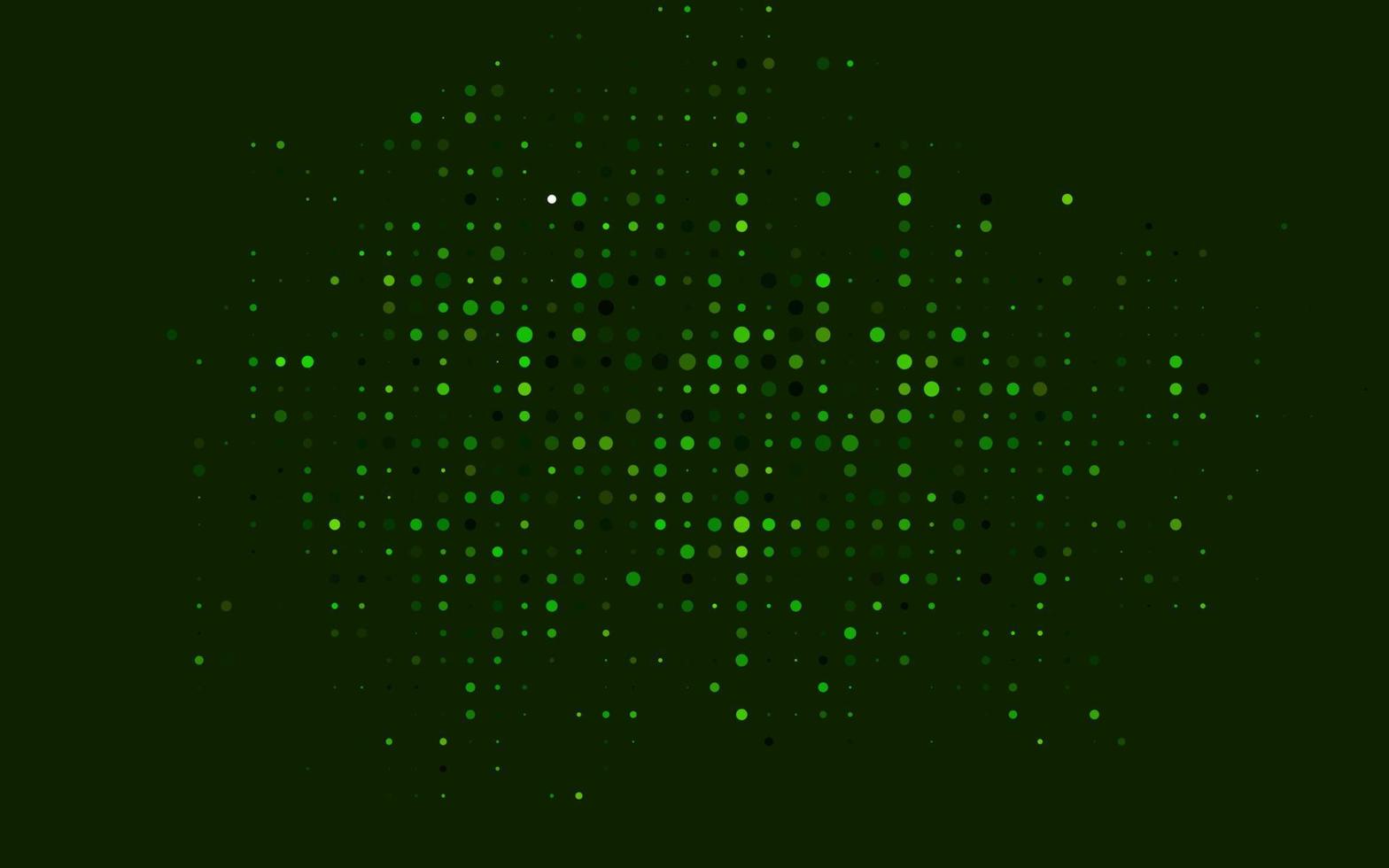 Dark Green Vector Pattern With Spheres 11582250 Vector Art At Vecteezy