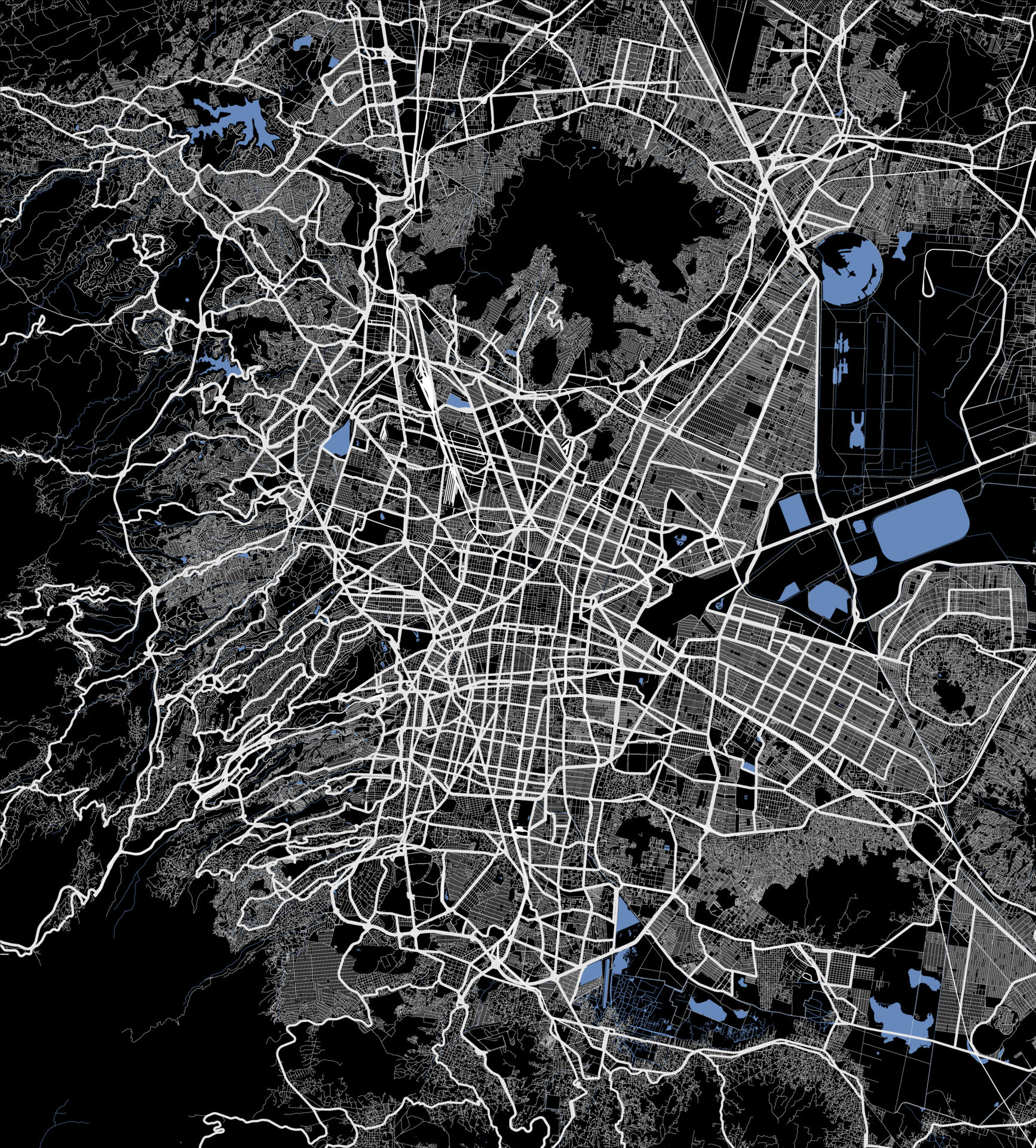 Mapa De La Ciudad De Mexico Mexico 11588696 Vector En Vecteezy