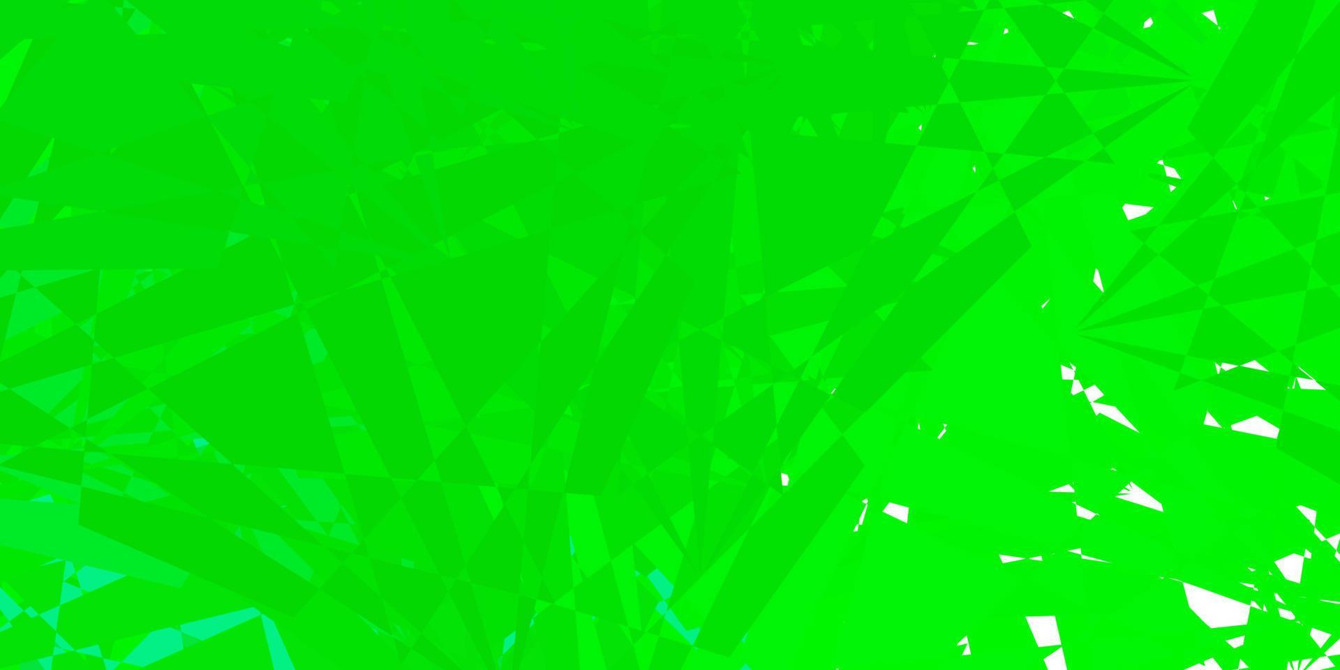 Dark Green Vector Background With Polygonal Forms 11590040 Vector Art