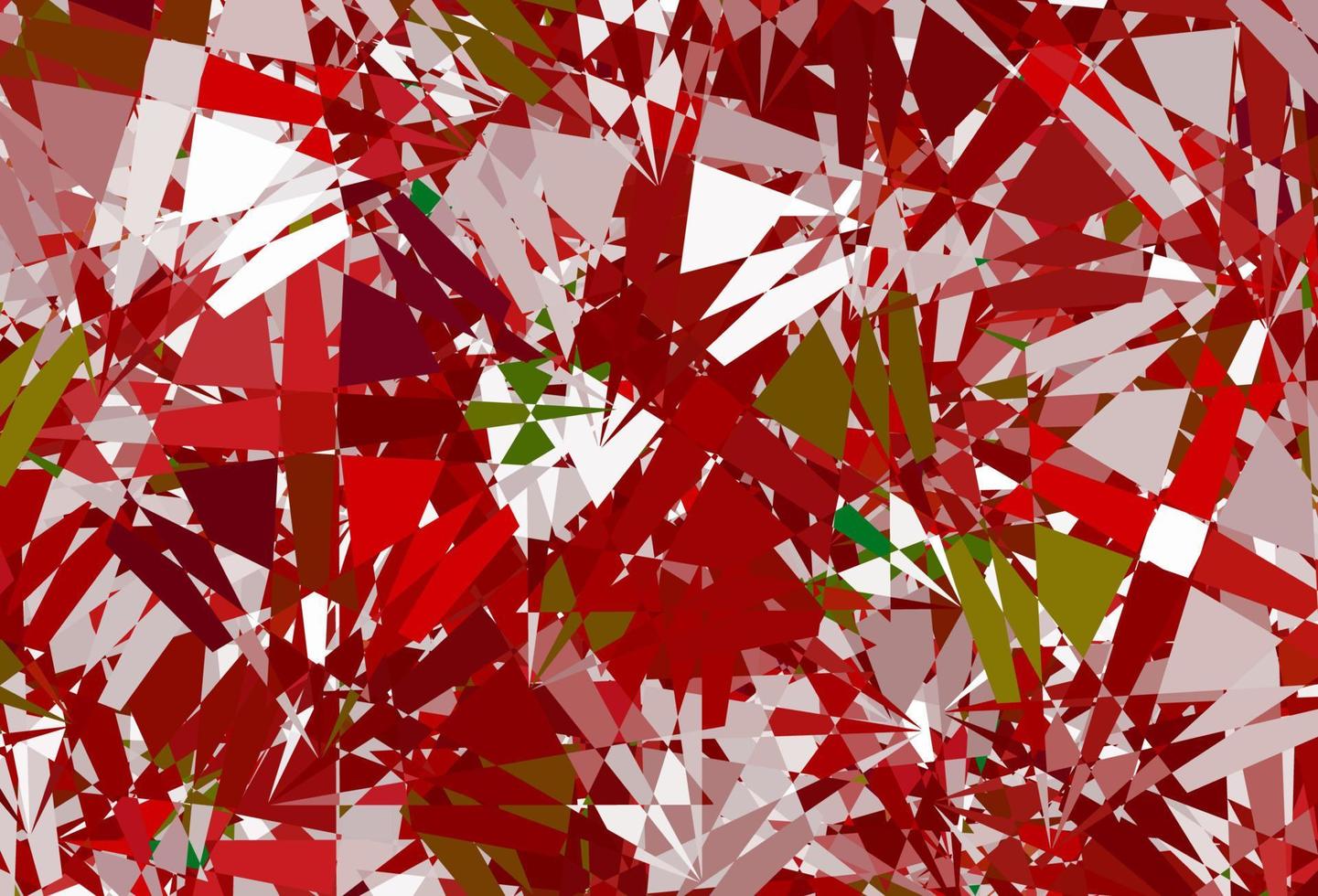 Dark Green Red Vector Background With Polygonal Forms 11590344 Vector