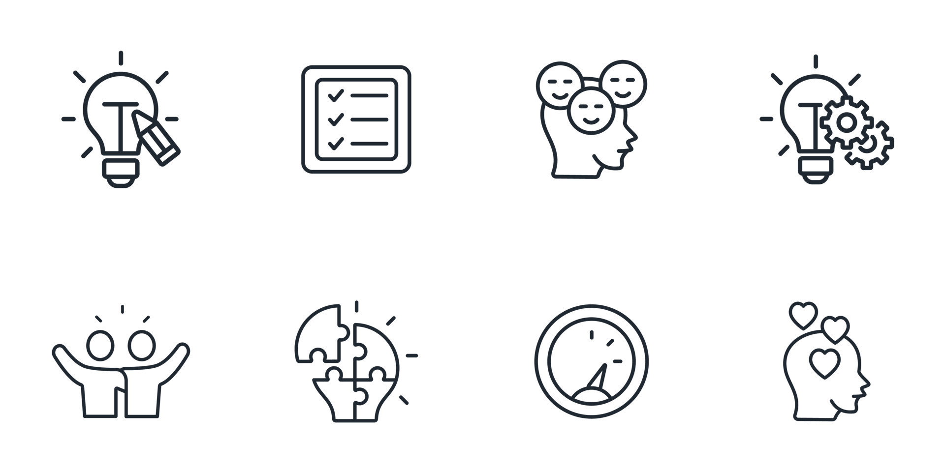 Core Values Icons Set Core Values Pack Symbol Vector Elements For