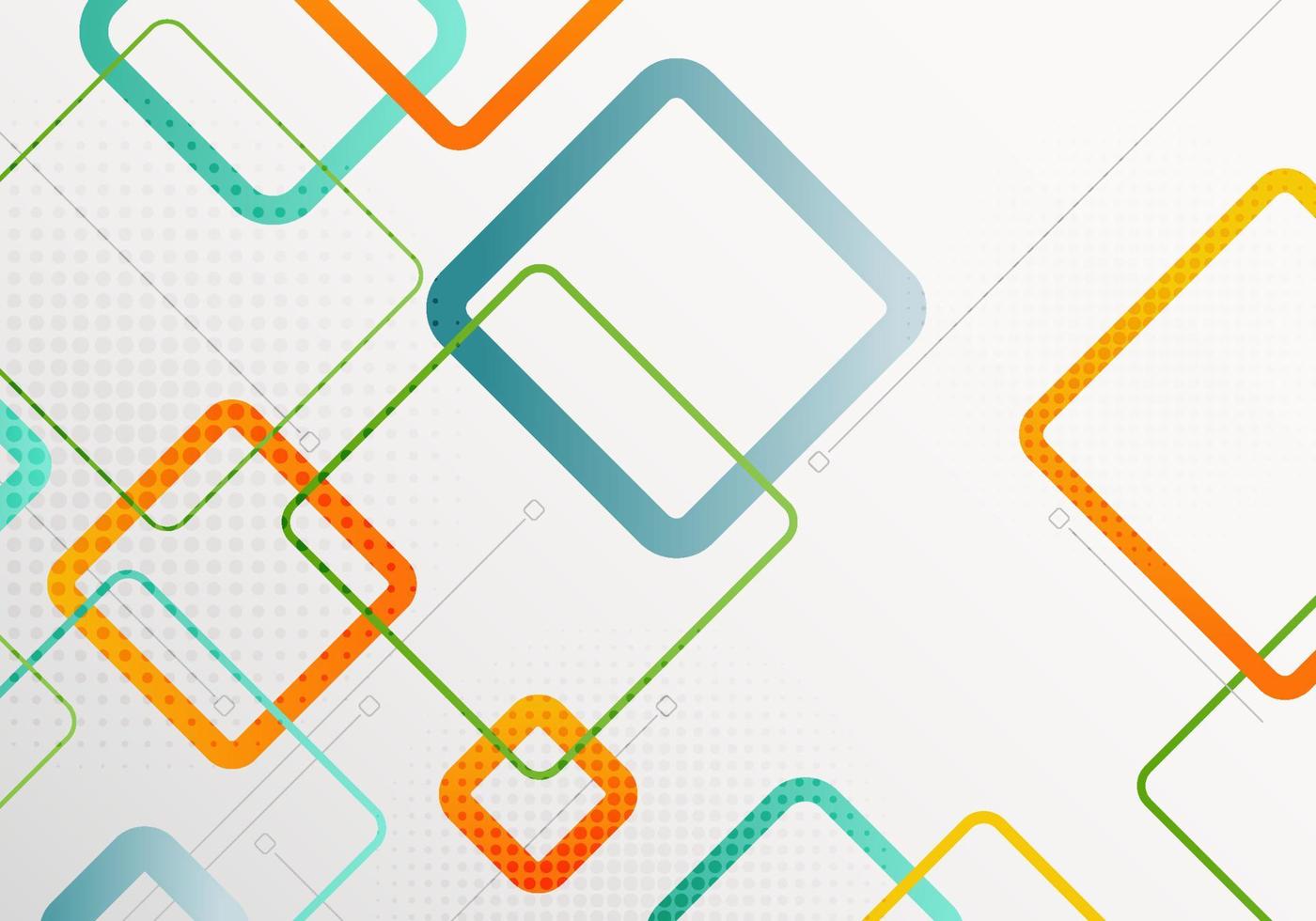 Abstract Square Pattern Geometric Design Artwork With Line Simple Pattern Overlapping With