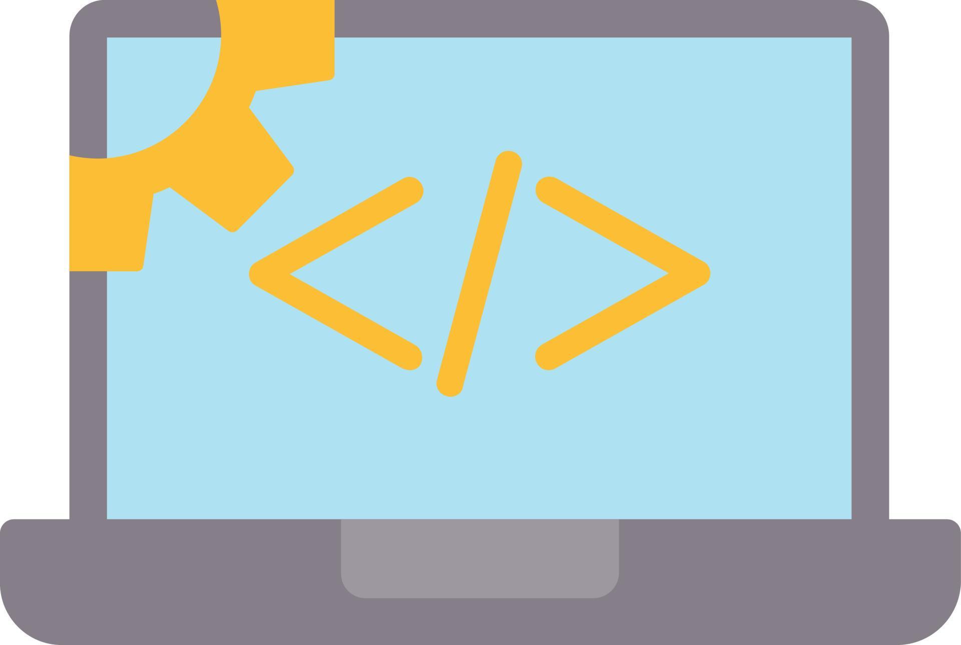 Web Development Flat Icon 11597377 Vector Art At Vecteezy