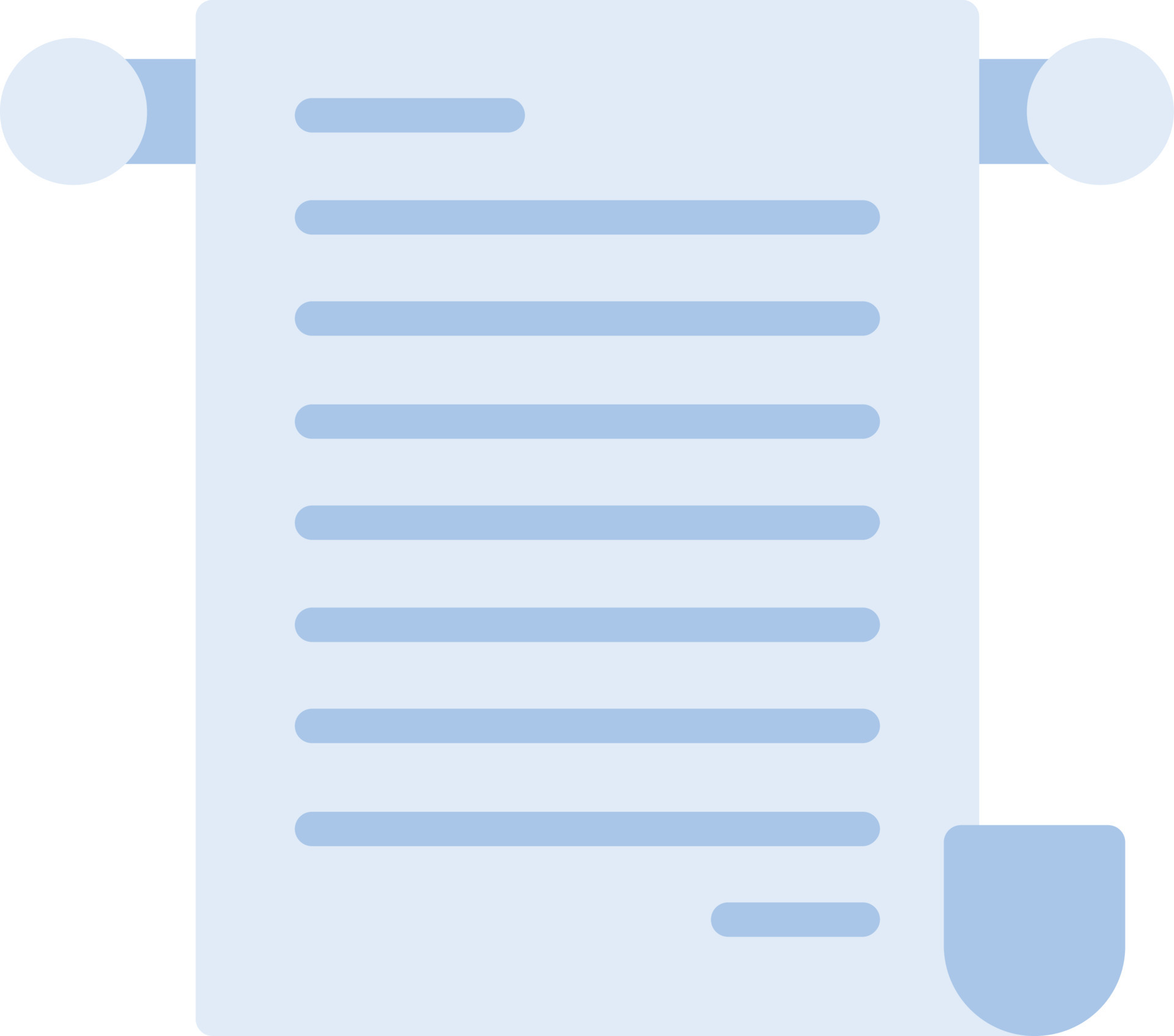 Scroll Flat Icon 11598056 Vector Art at Vecteezy