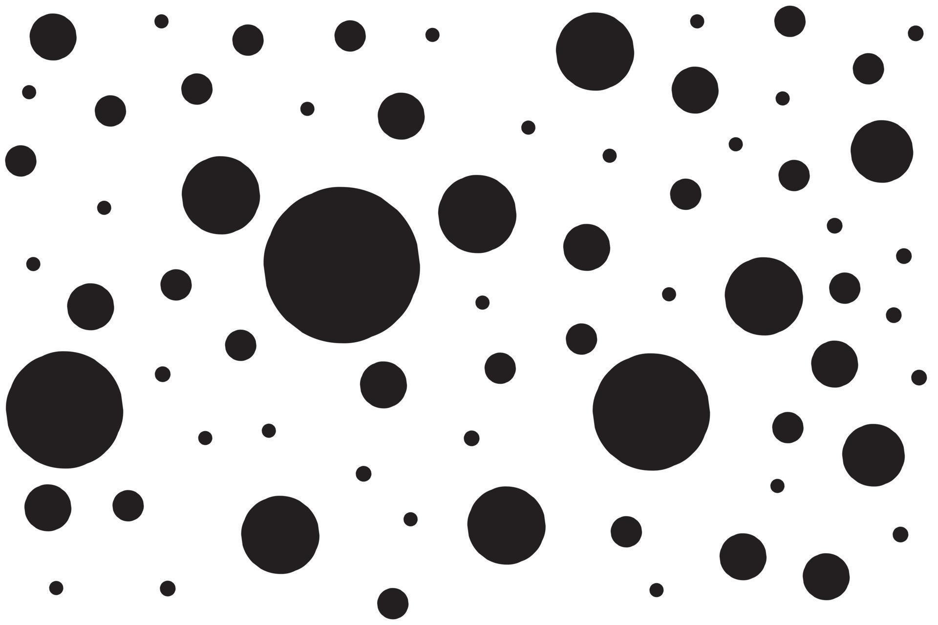 Abstract illustration pattern of various sizes of dots for background ...