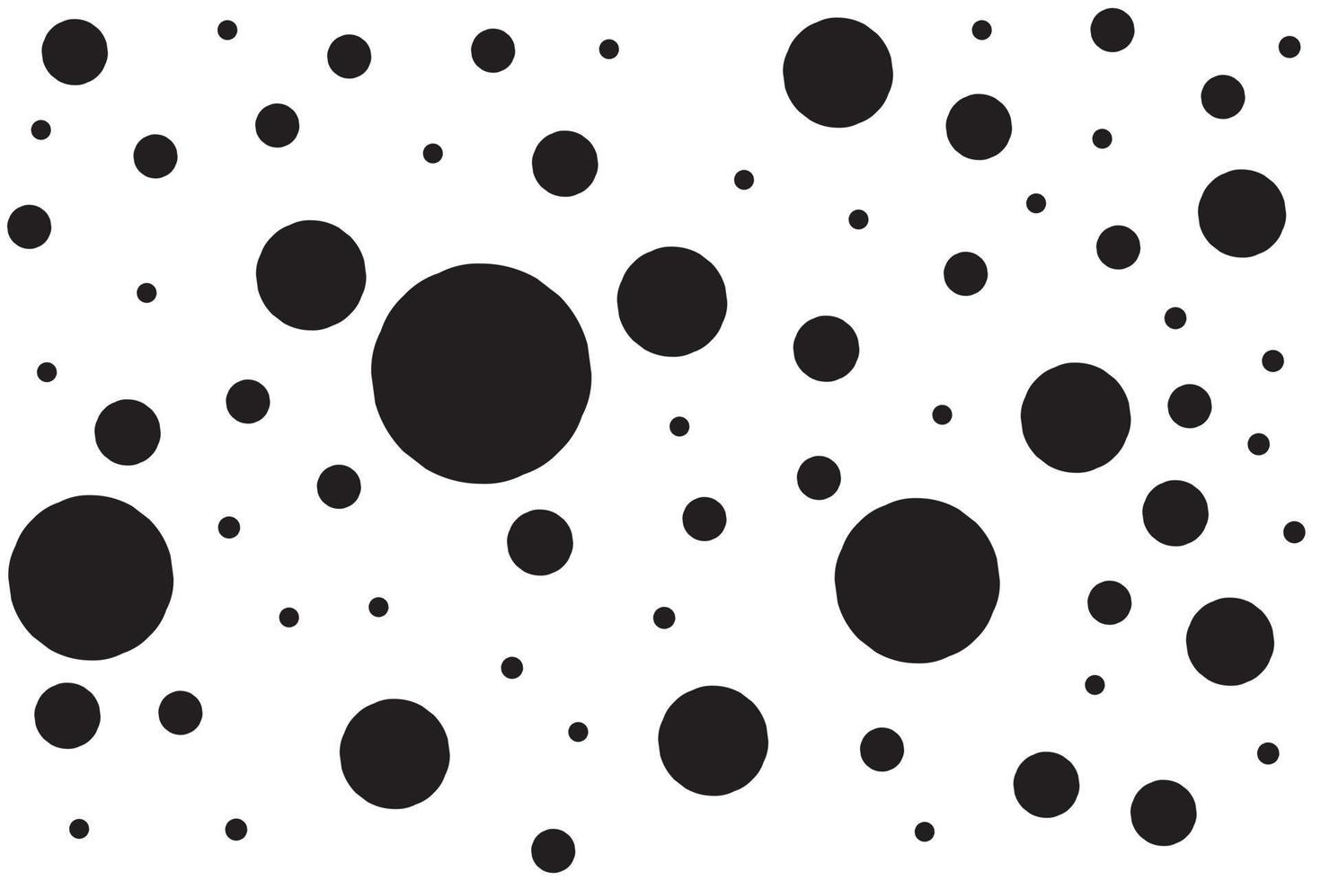Abstract illustration pattern of various sizes of dots for background ...