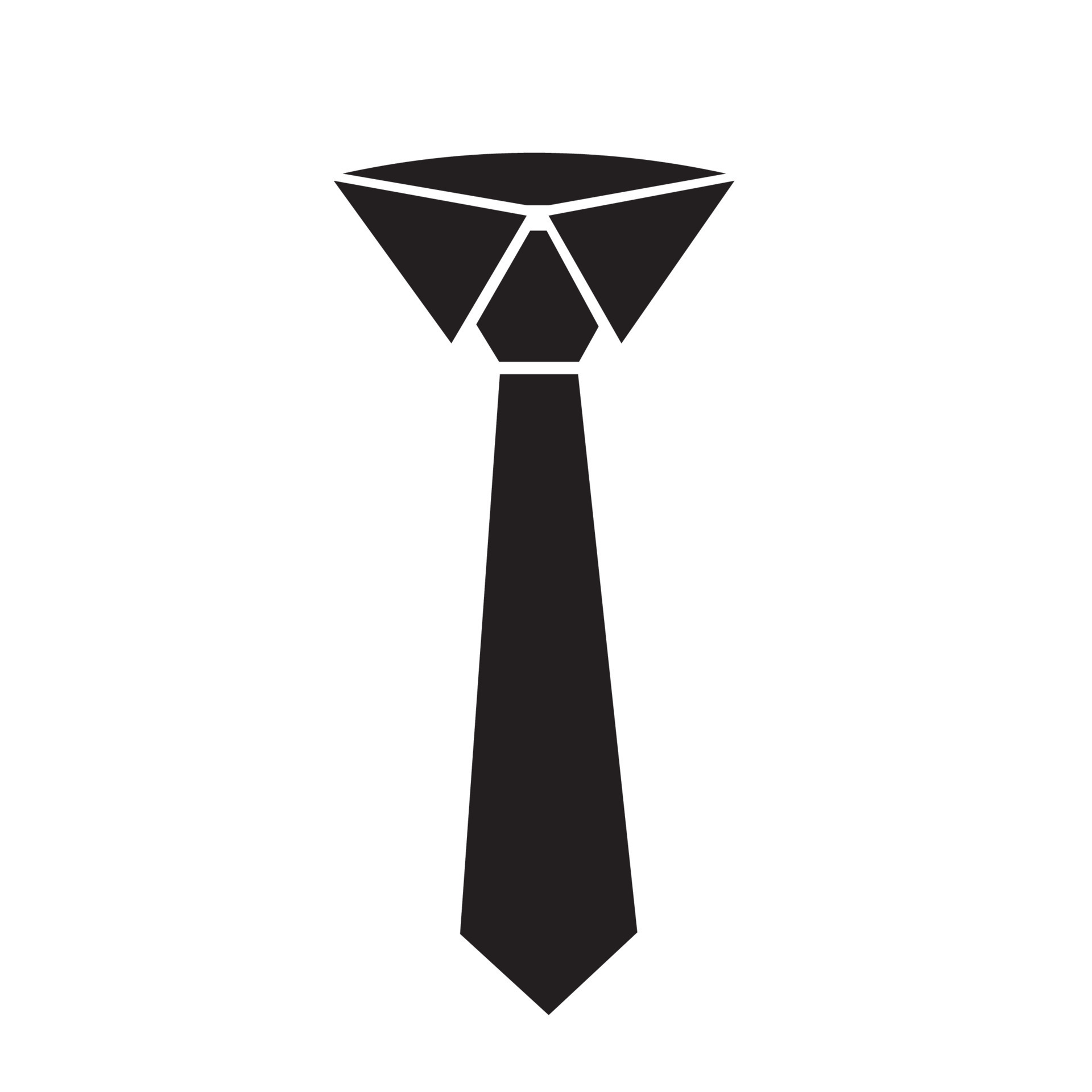 Simple Tie Icon Vector Illustration 11611469 Vector Art At Vecteezy
